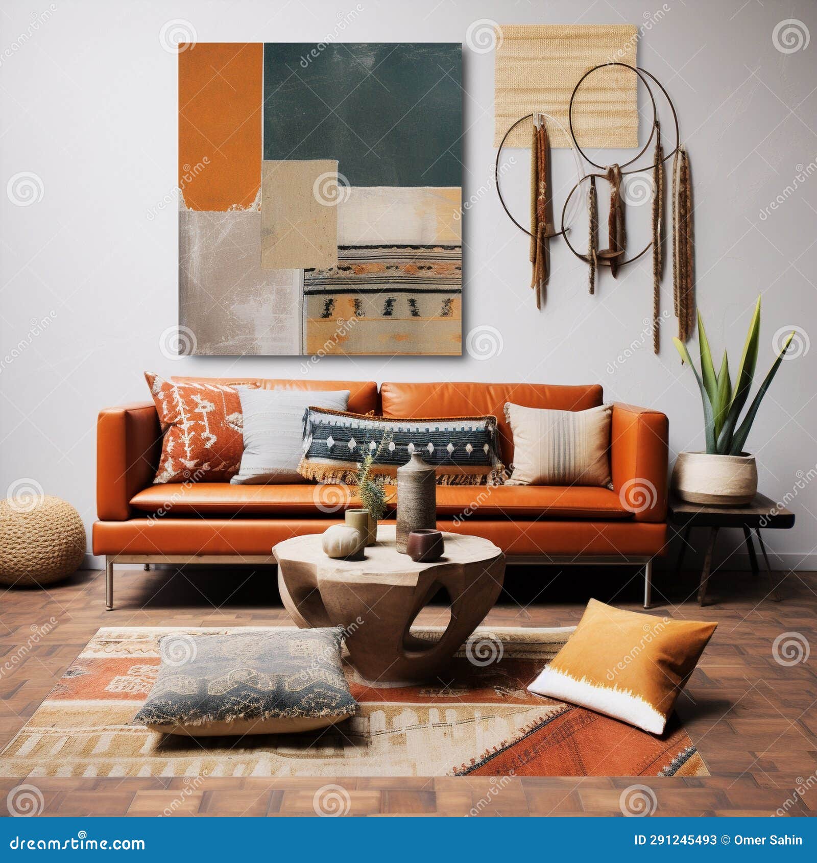 Eclectic Interior Decor Moodboard Stock Image - Image of trends, crisp ...