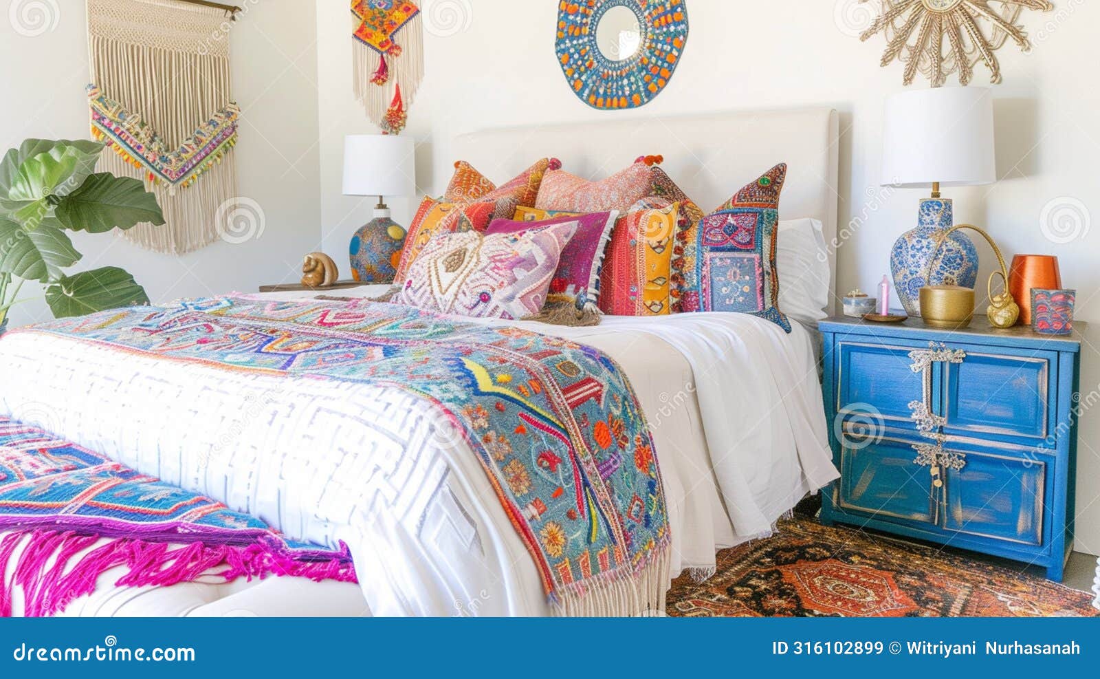 Eclectic Patterns, Vibrant Textiles, and Layered Textures Come Together ...