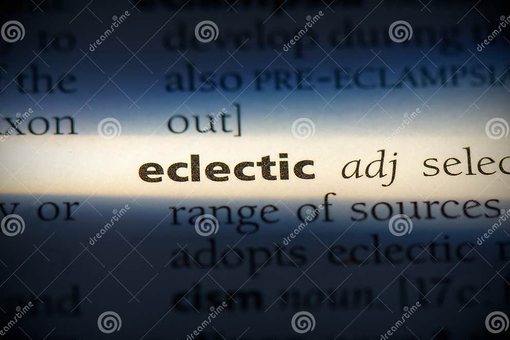 Eclectic stock photo. Image of english, idea, closeup - 161578654