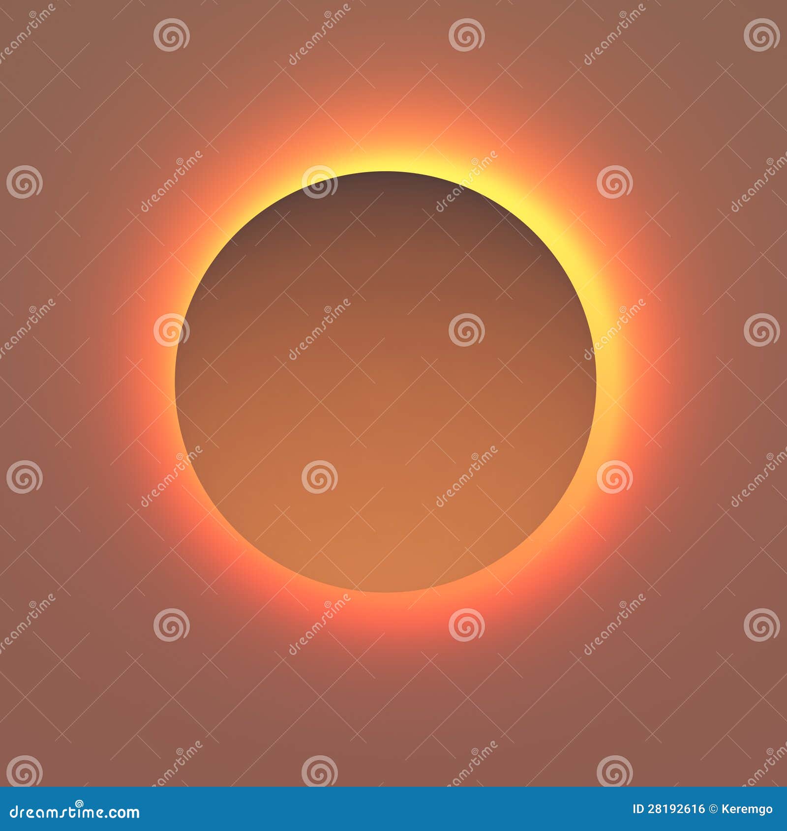 Eclipse stock illustration. Illustration of flame, astronomy - 28192616