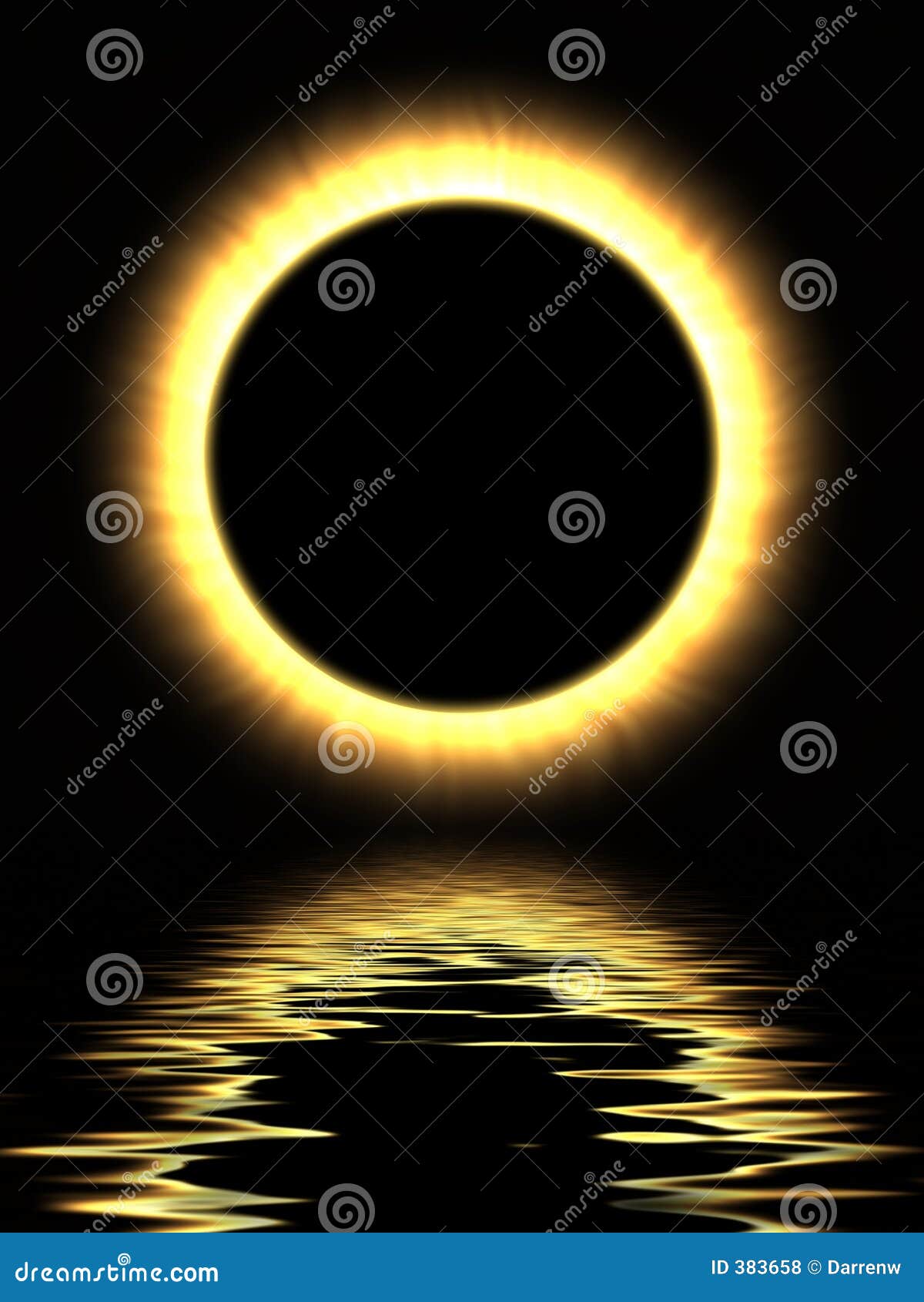 Eclipse stock illustration. Illustration of glowing, astronomy - 383658