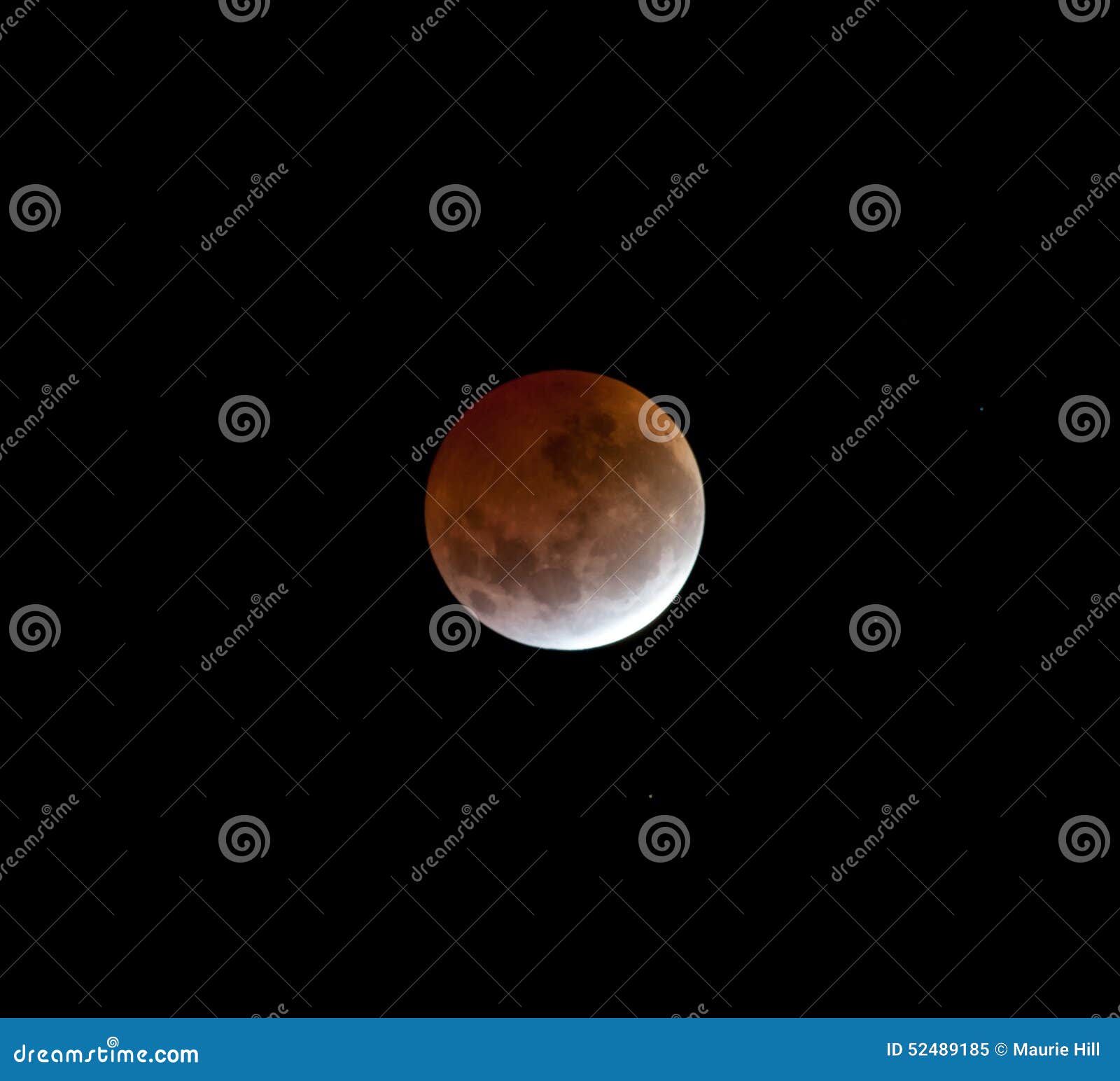 Eclipse - Blood Moon stock image. Image of blood, moon - 52489185