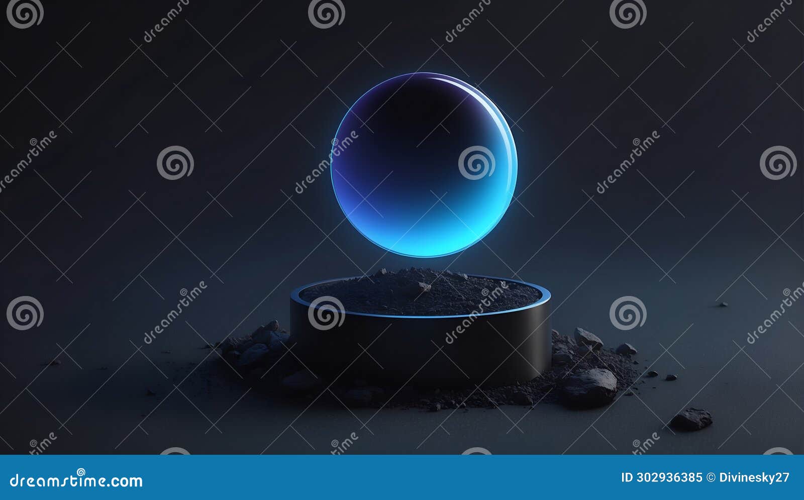 Eclipse Enigma: Mystifying Dark Mode Interface. AI Generate Stock ...