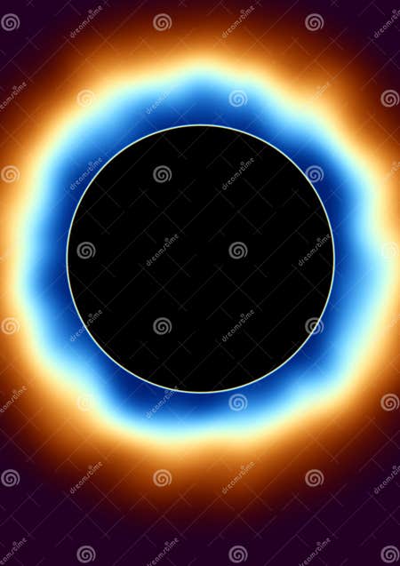 Eclipse haze stock illustration. Illustration of illustrated - 611894