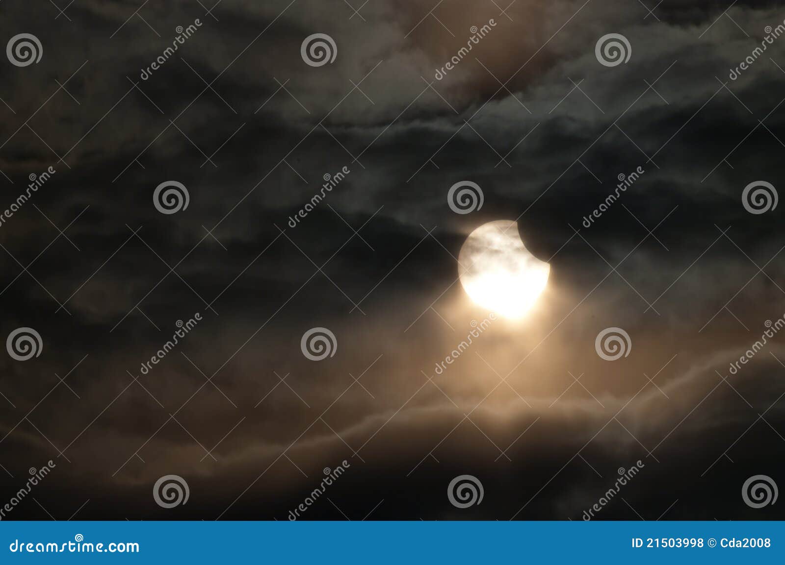 Eclipse solar foto de archivo. Imagen de astral, hermoso - 21503998