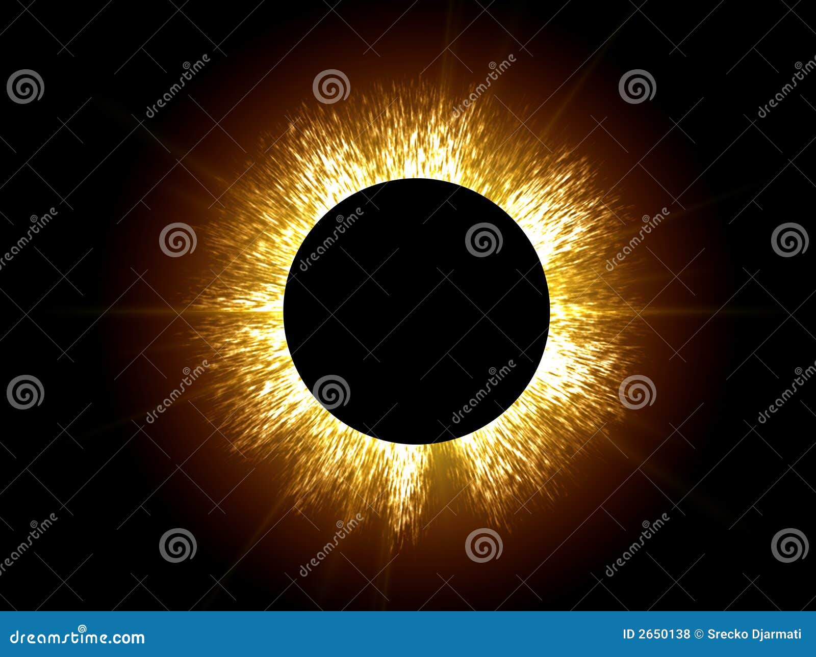 Explosion Of The Moon In Space. Stock Image | CartoonDealer.com #142035787