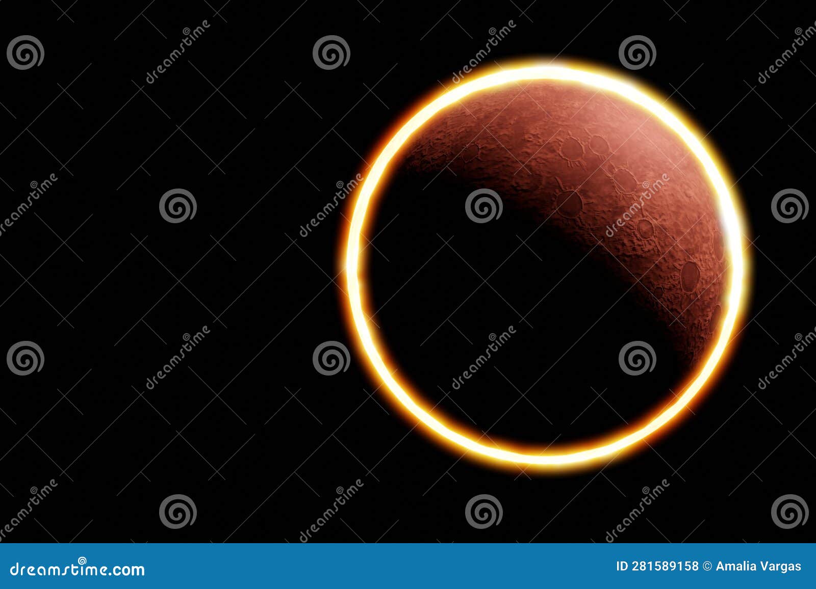 Annular Solar Eclipse Phases Royalty-Free Stock Photo | CartoonDealer ...
