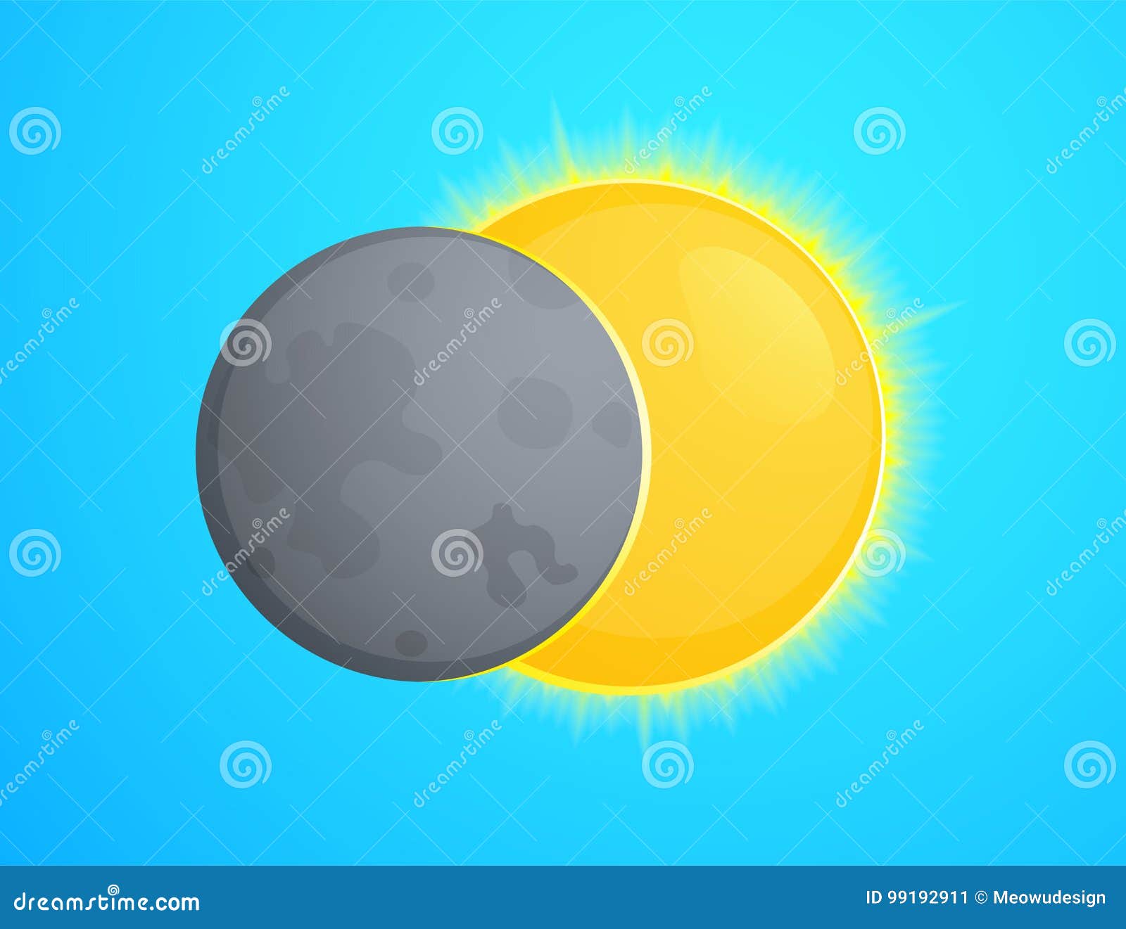 Eclipse Vector Illustration Stock Vector - Illustration of background ... Eclipse Vector Illustration Stock Vector - Illustration of background ...