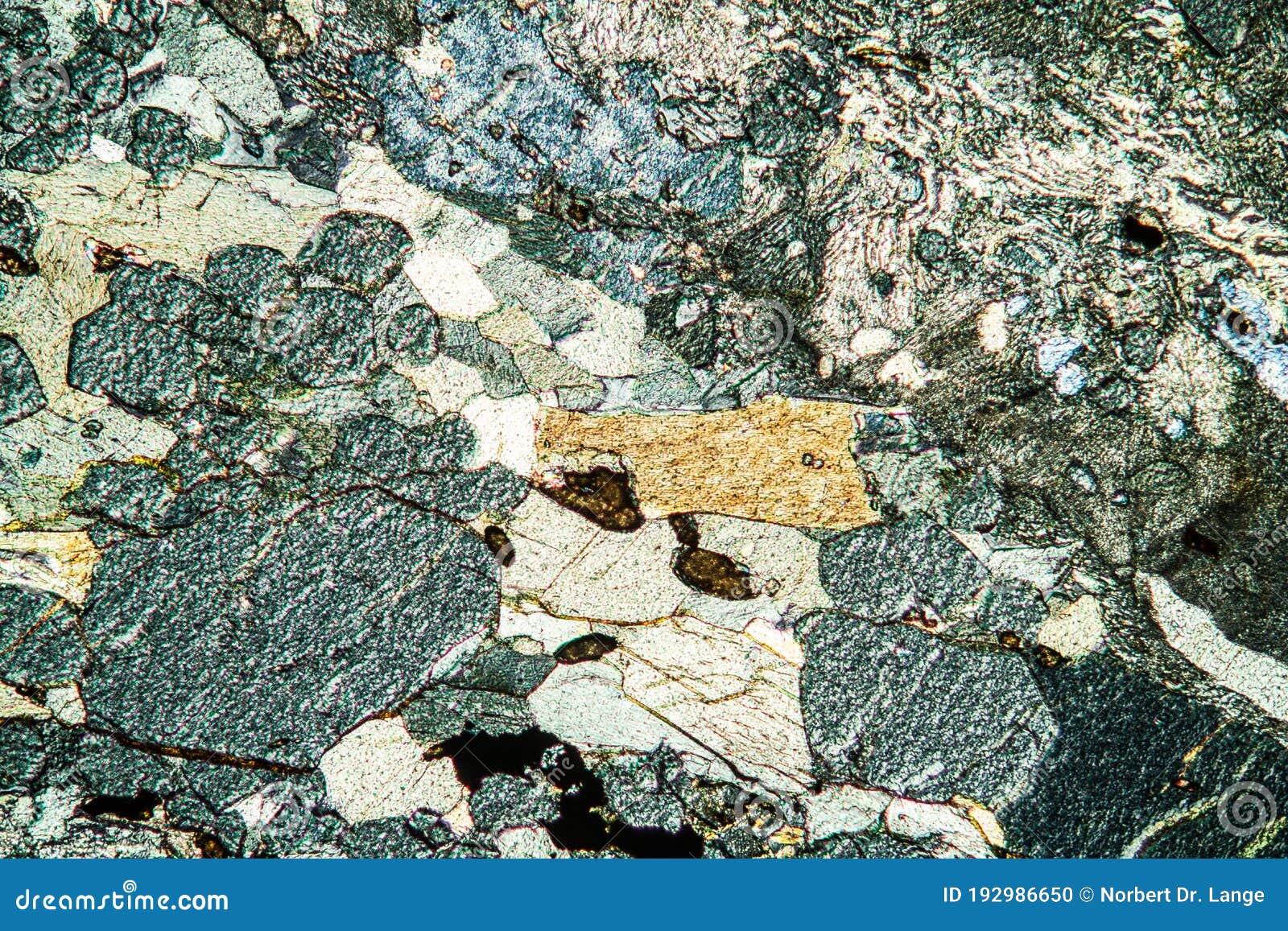 Eclogite Rock Under the Microscope Stock Photo - Image of macro ...