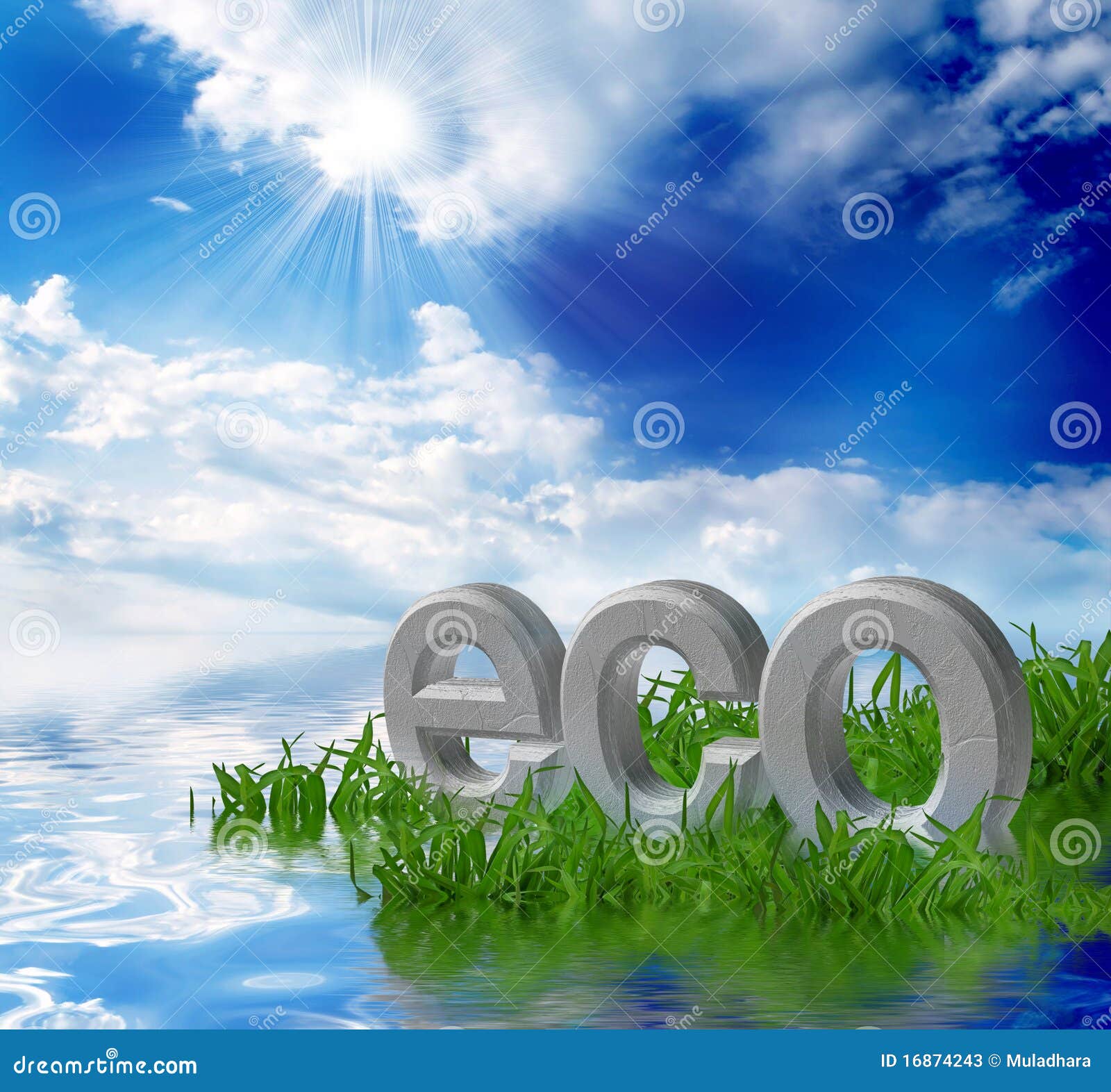 Eco stock image. Image of ecological, cloudscape, landscape - 16874243