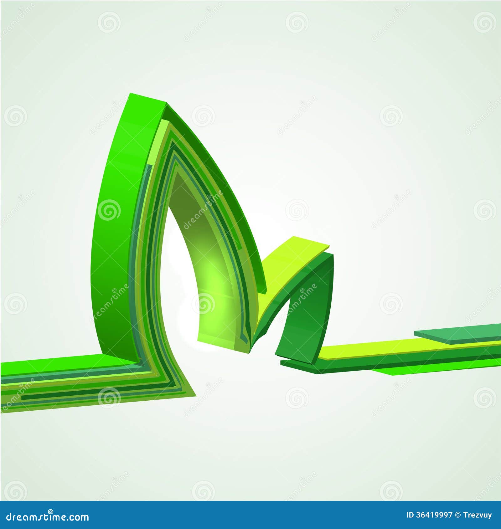 Eco Abstract Background. Vector Illustration Stock Illustration ...