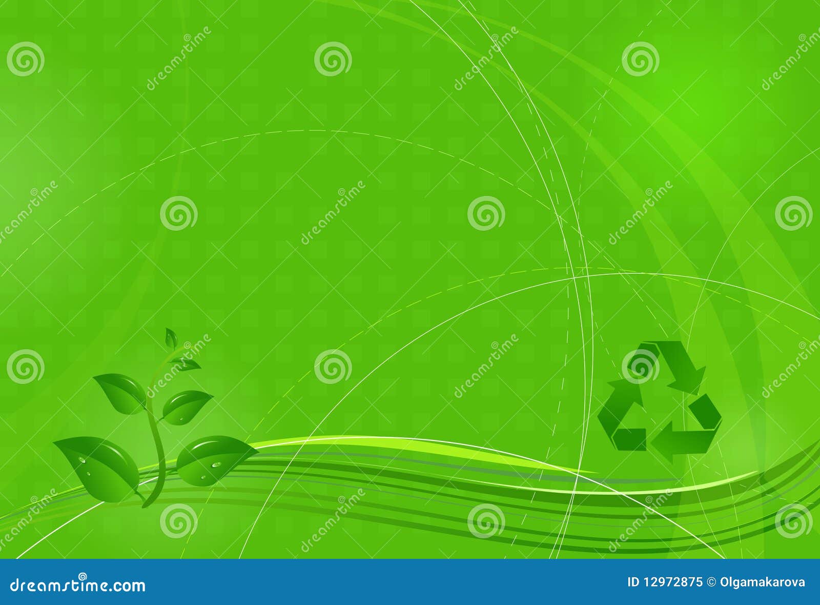 Eco background stock vector. Illustration of glass, concept - 12972875