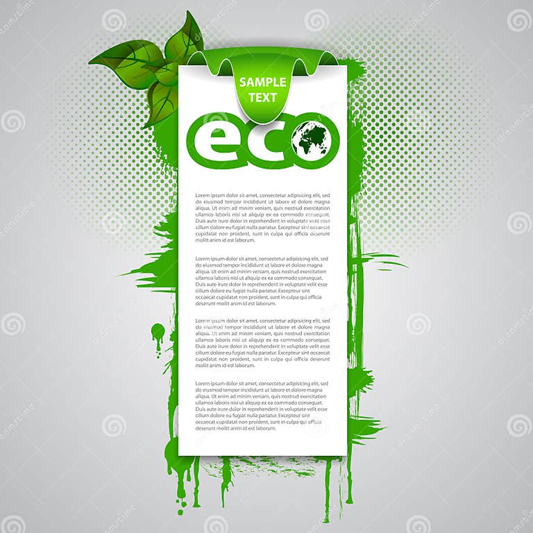 Eco Background stock vector. Illustration of artistic - 252950569