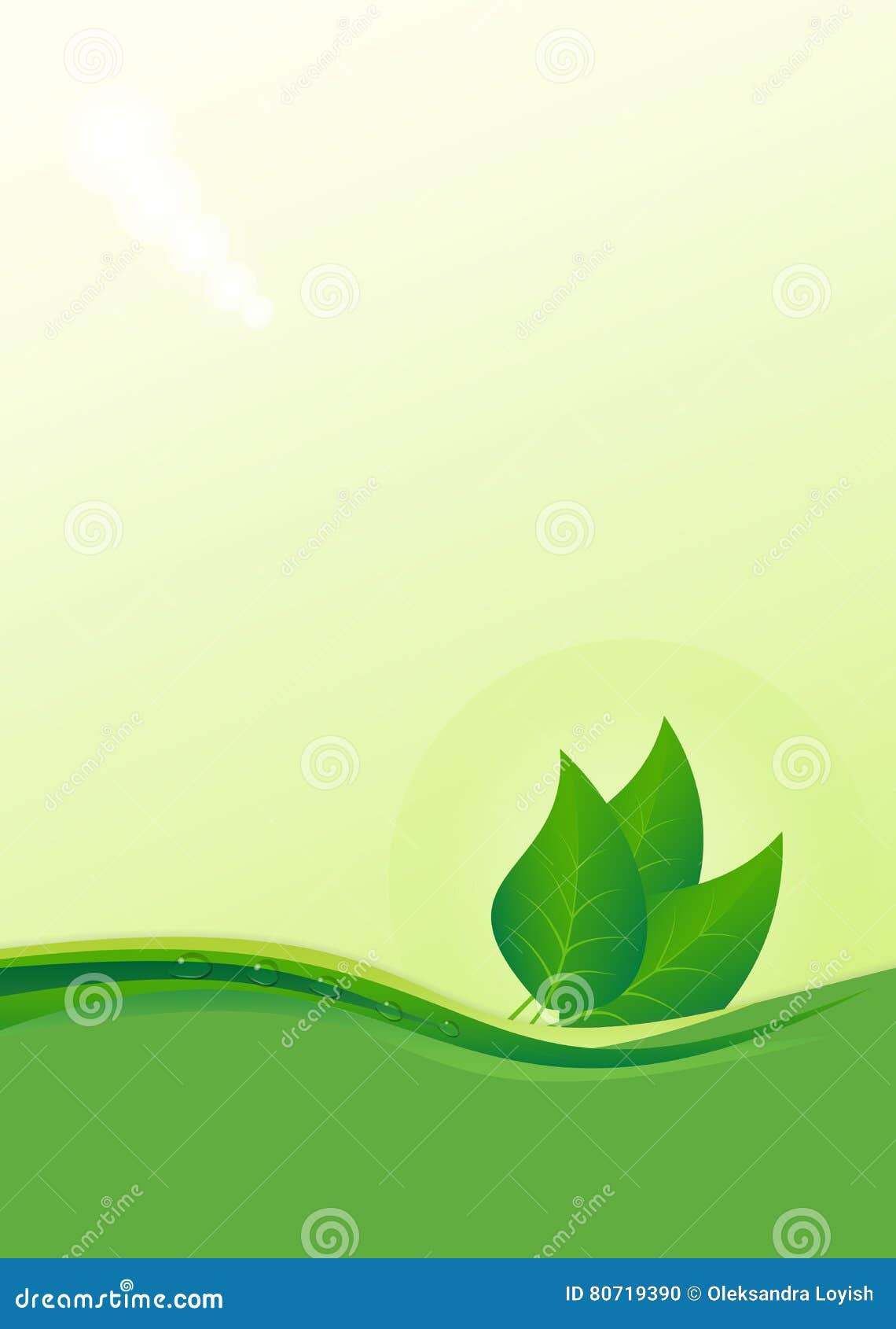 Eco background stock vector. Illustration of nature, natural - 80719390