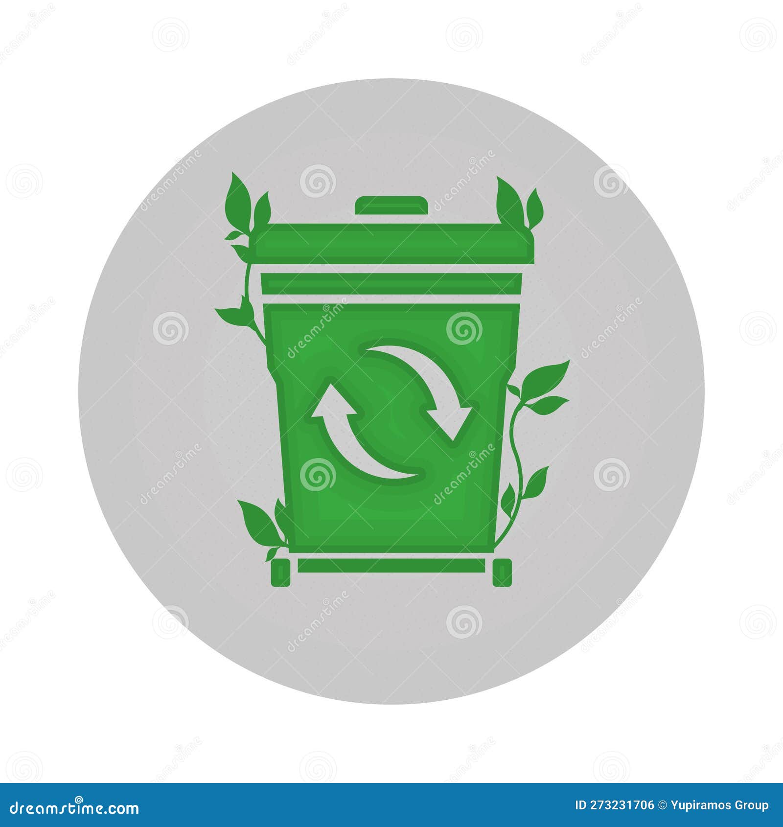 Recycle bin design stock vector. Illustration of nature - 273231706