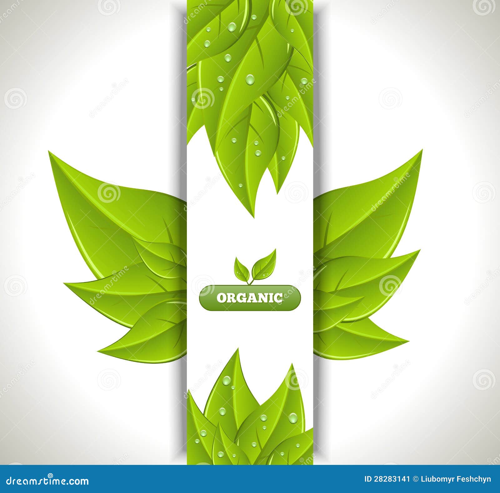 Eco Banner stock vector. Illustration of green, background - 28283141