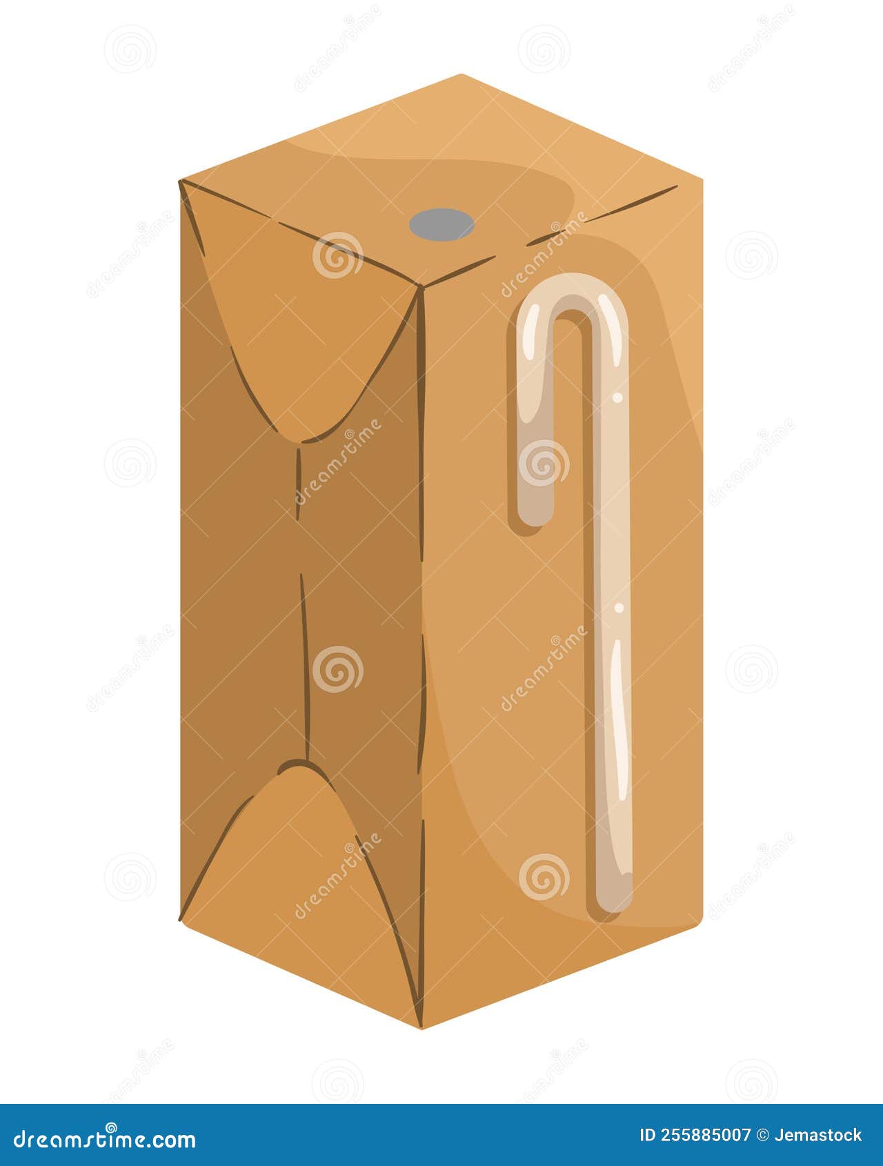 Eco box mockup stock vector. Illustration of recycling - 255885007