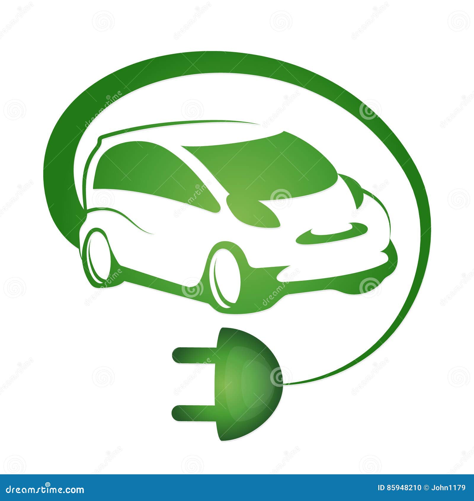 Eco car design stock vector. Illustration of transport - 85948210