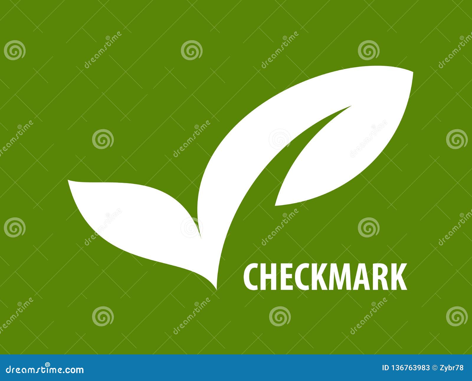 ECO checkmark icon stock vector. Illustration of vector - 136763983