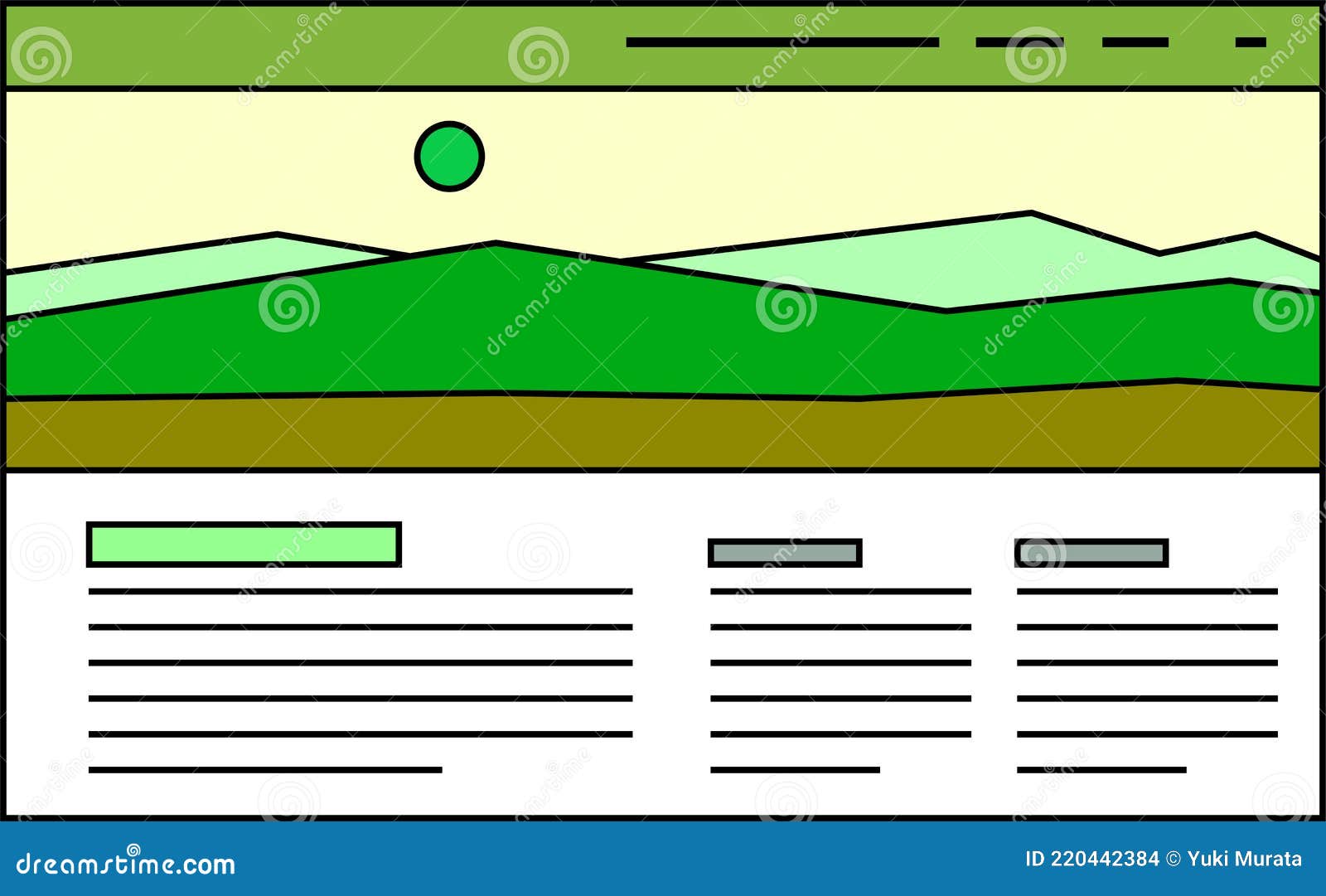 Eco Color Website Screen View Stock Vector - Illustration of looking ...
