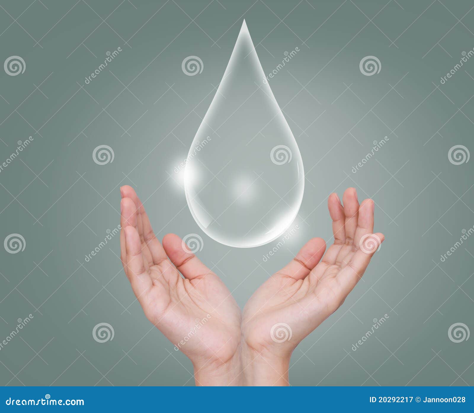 Eco Concept : Hand Hold Water Drop Stock Image - Image of energy ...
