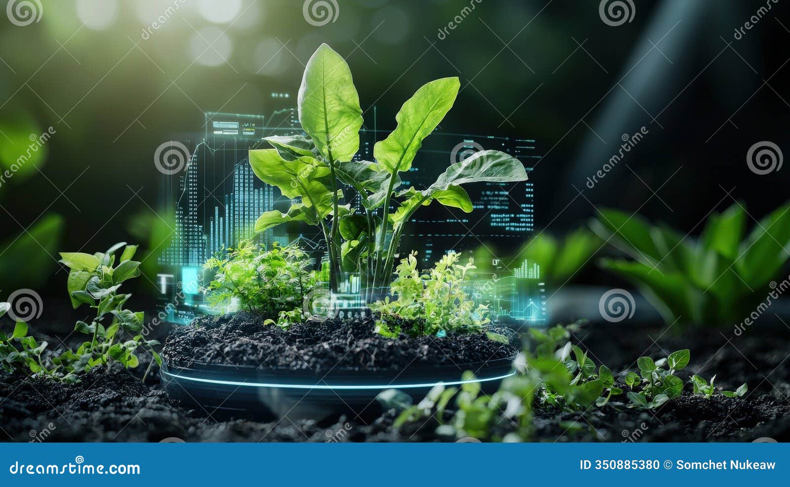 Eco Data Analysis Unveiled a Digital Display in Nature S Heart Grounded ...