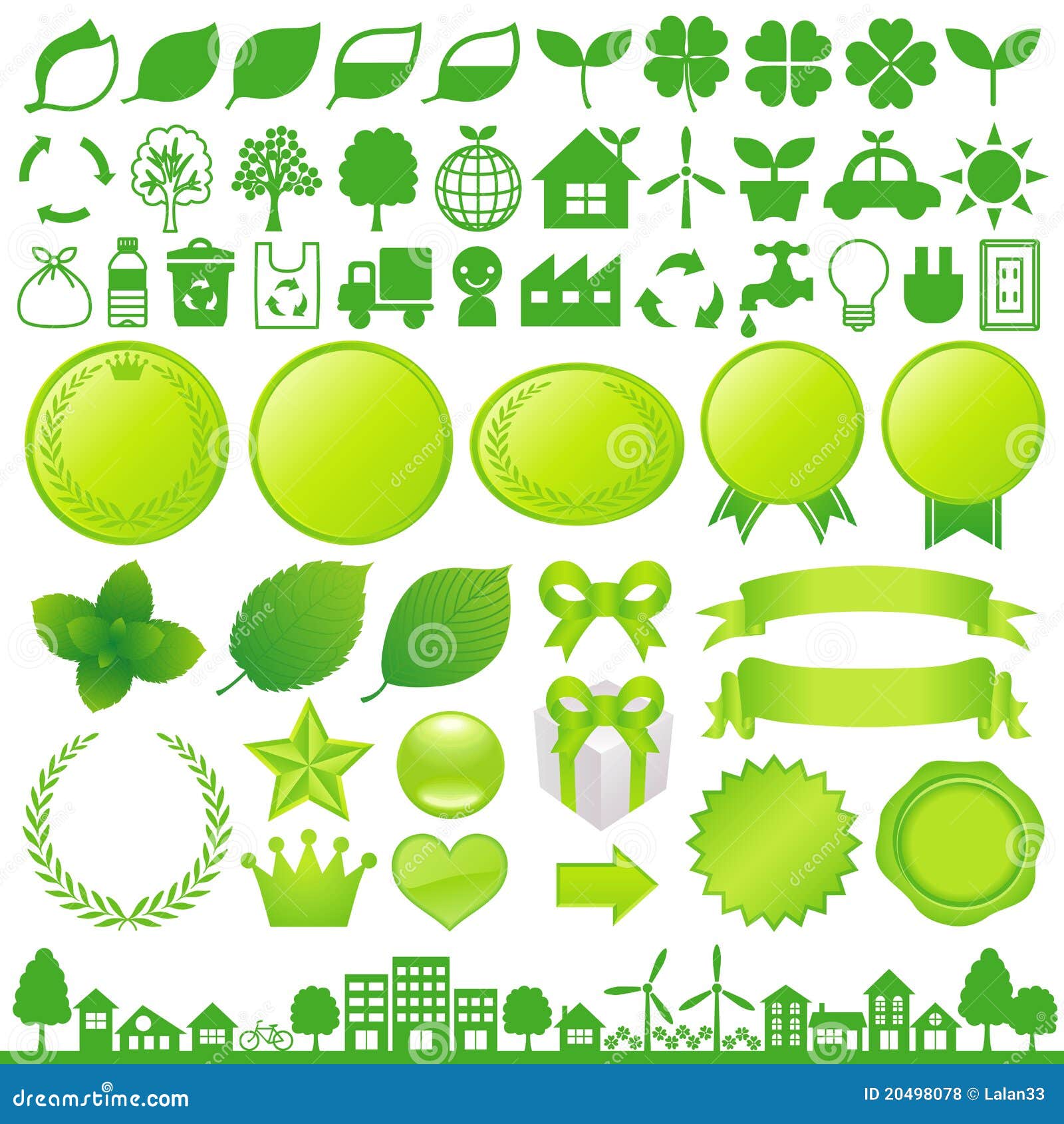 Eco decoration stock vector. Illustration of environmental - 20498078
