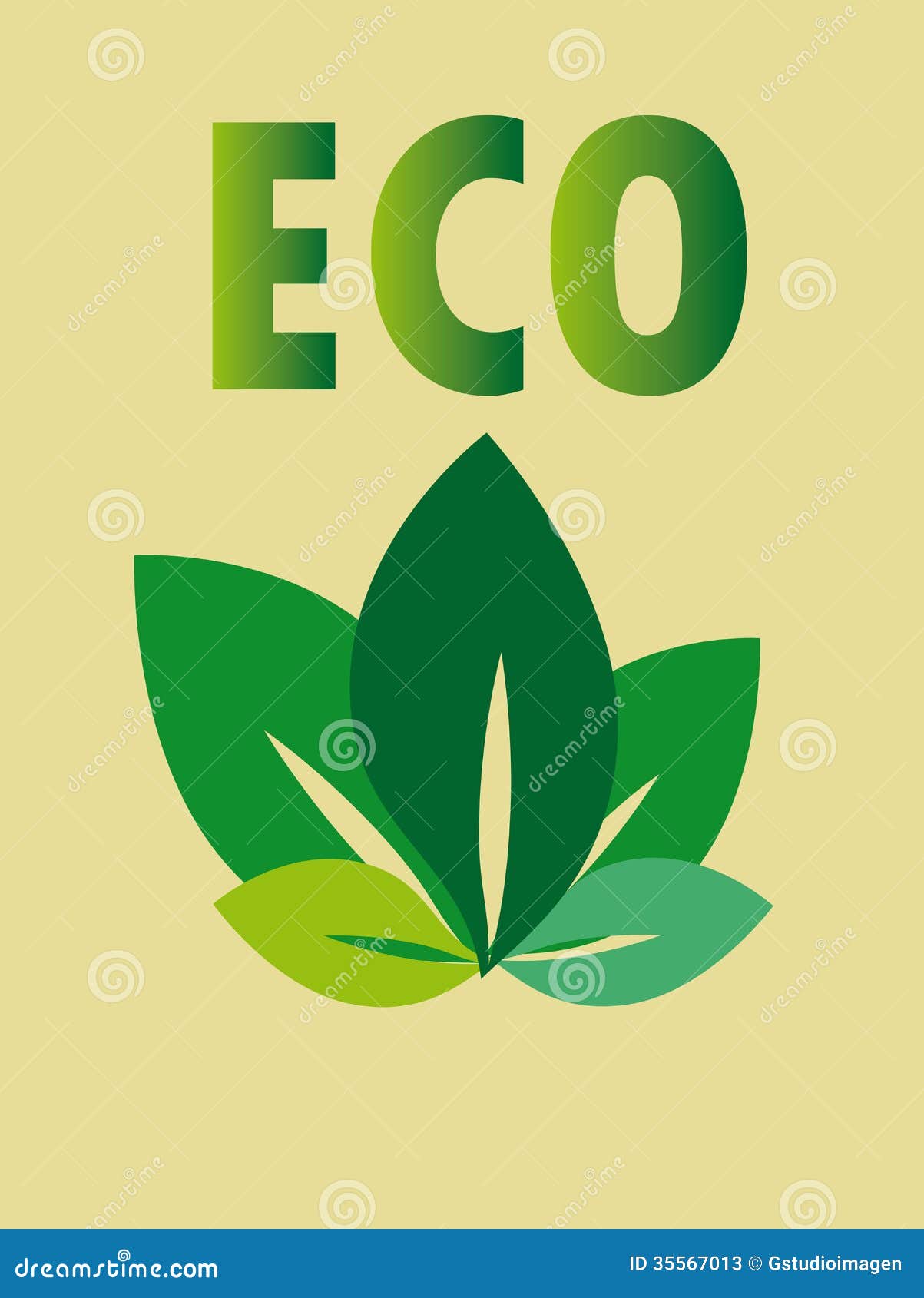 Eco design stock vector. Illustration of ecological, guard - 35567013