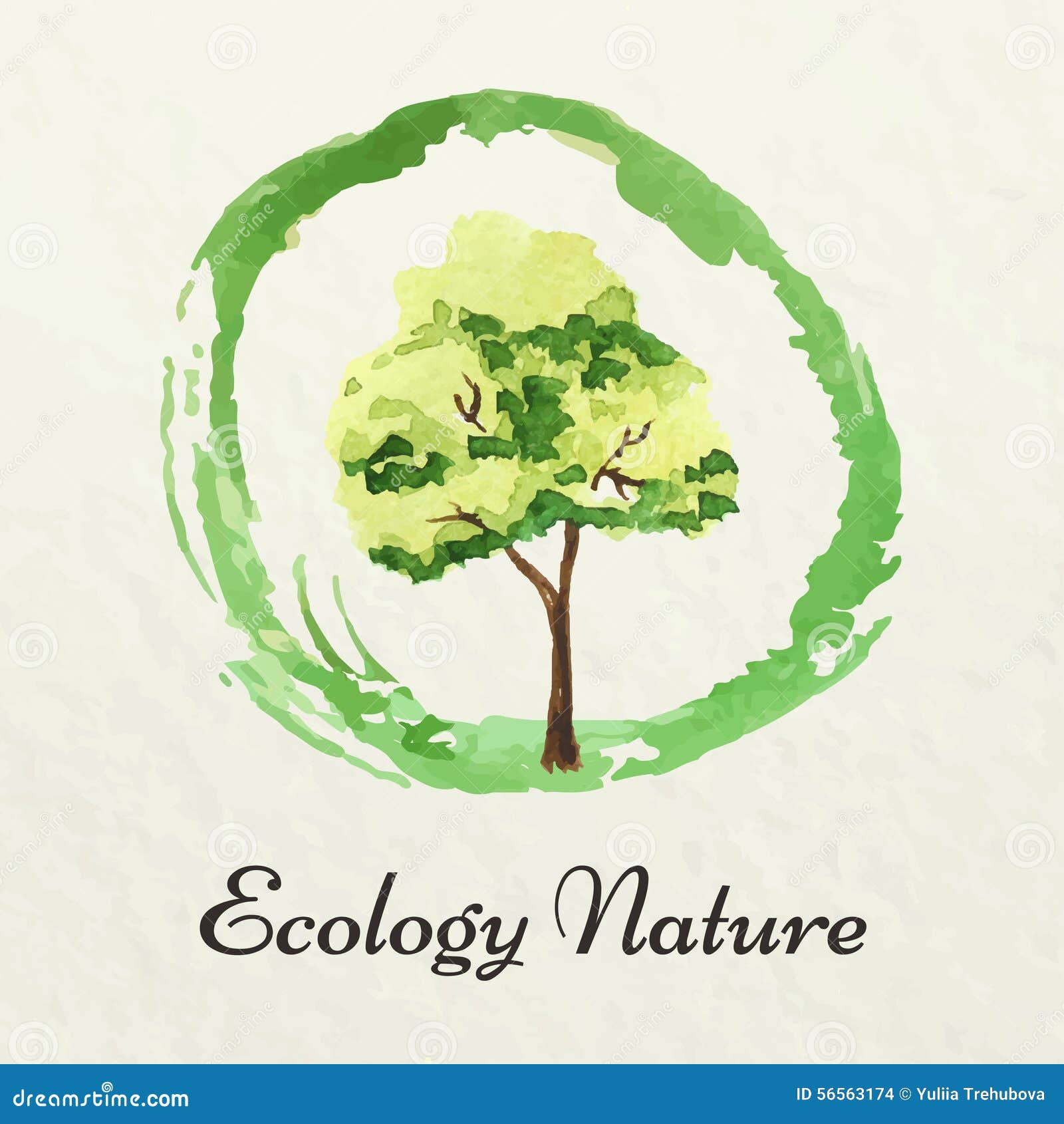 Eco Design. Vector Ecology Theme. Template for Green Product. Stock ...
