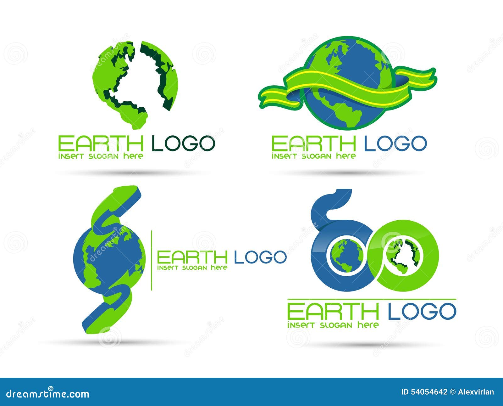 Eco Earth Logo stock vector. Illustration of healthy - 54054642