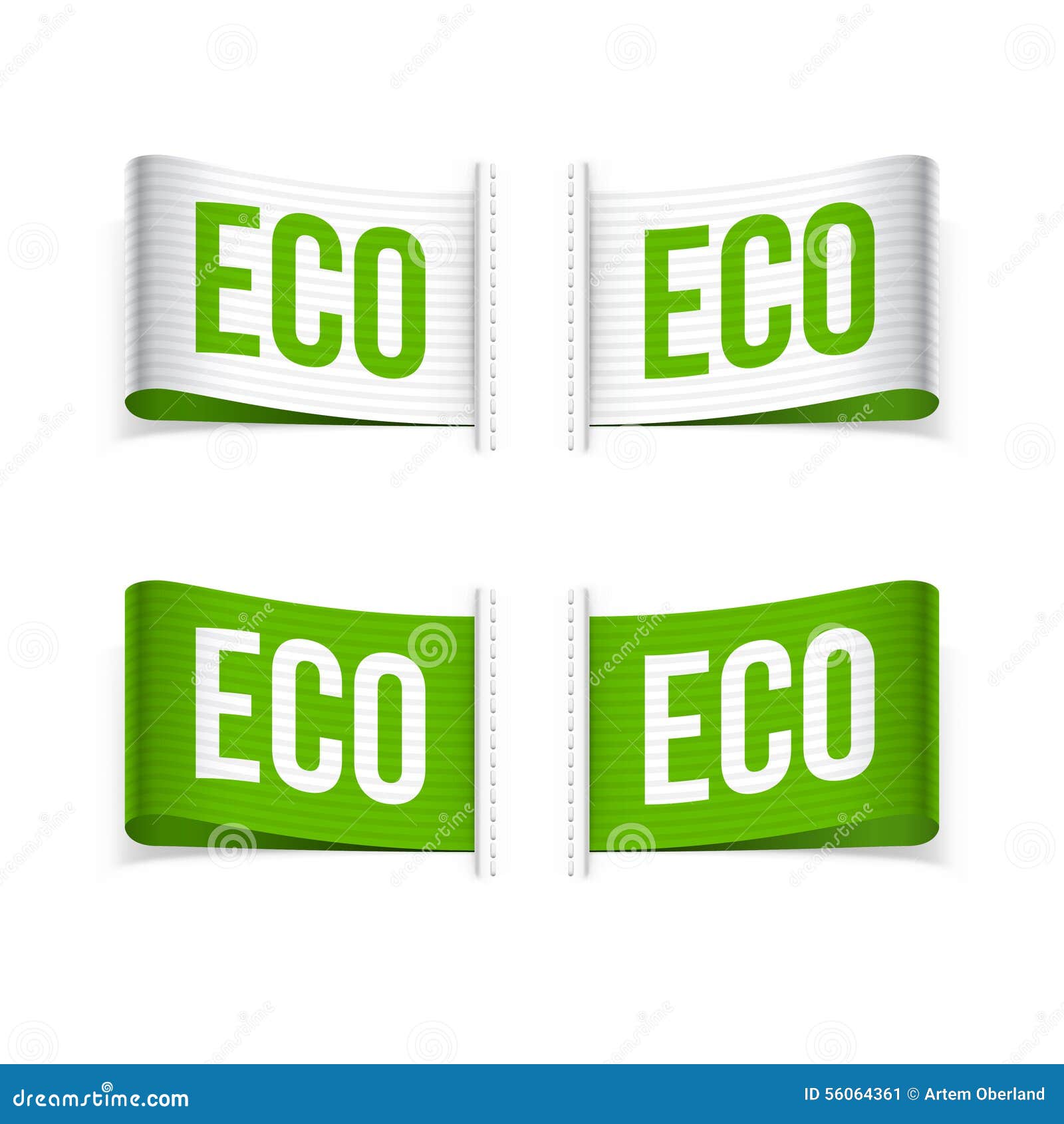 Eco and Eco product labels stock vector. Illustration of information ...