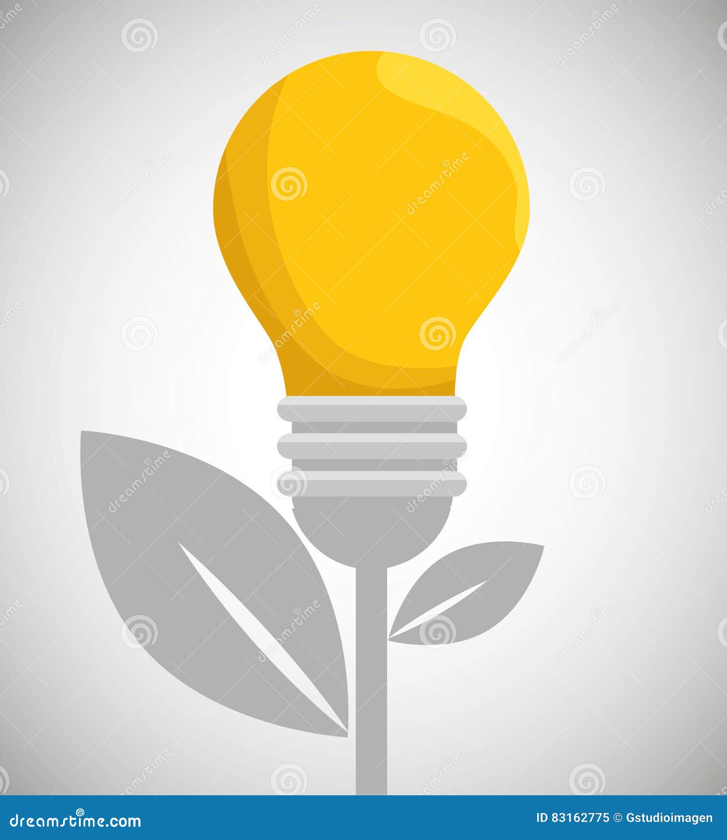 Eco Energy Bulb Concept Environment Stock Illustration - Illustration ...