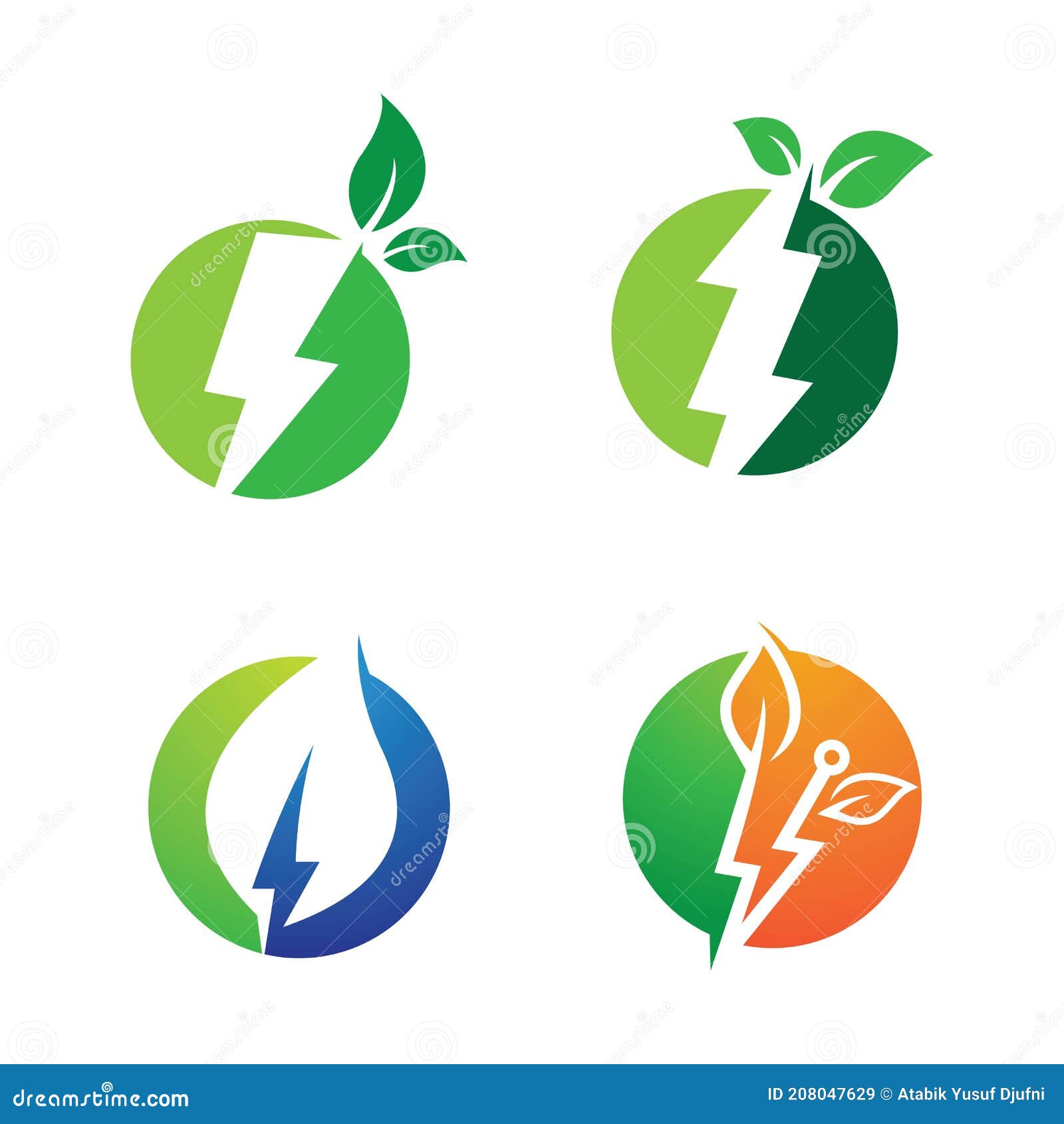 Eco energy logo images stock vector. Illustration of abstract - 208047629
