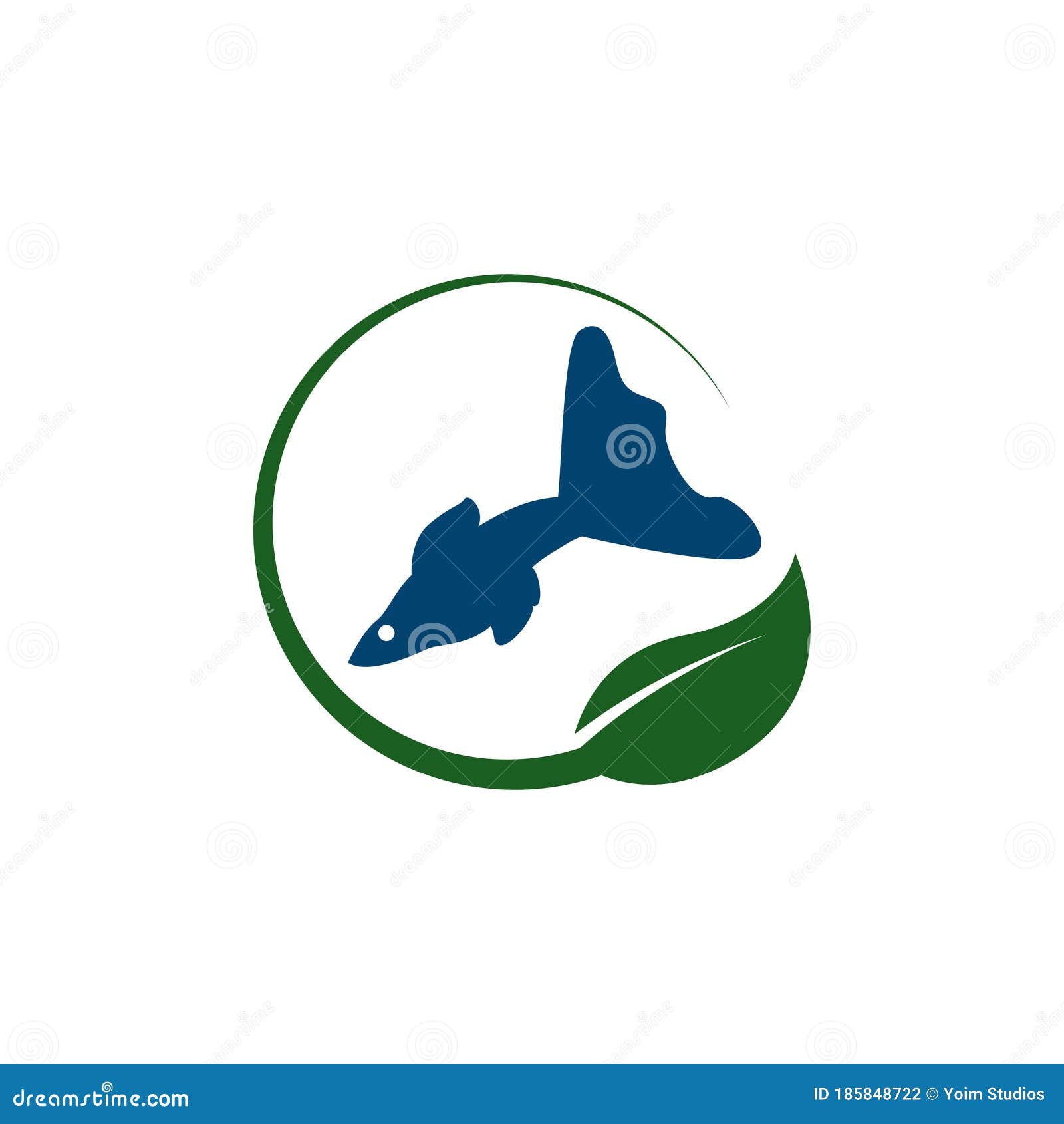 Eco Fish Vector Design Template Illustration Stock Vector ...