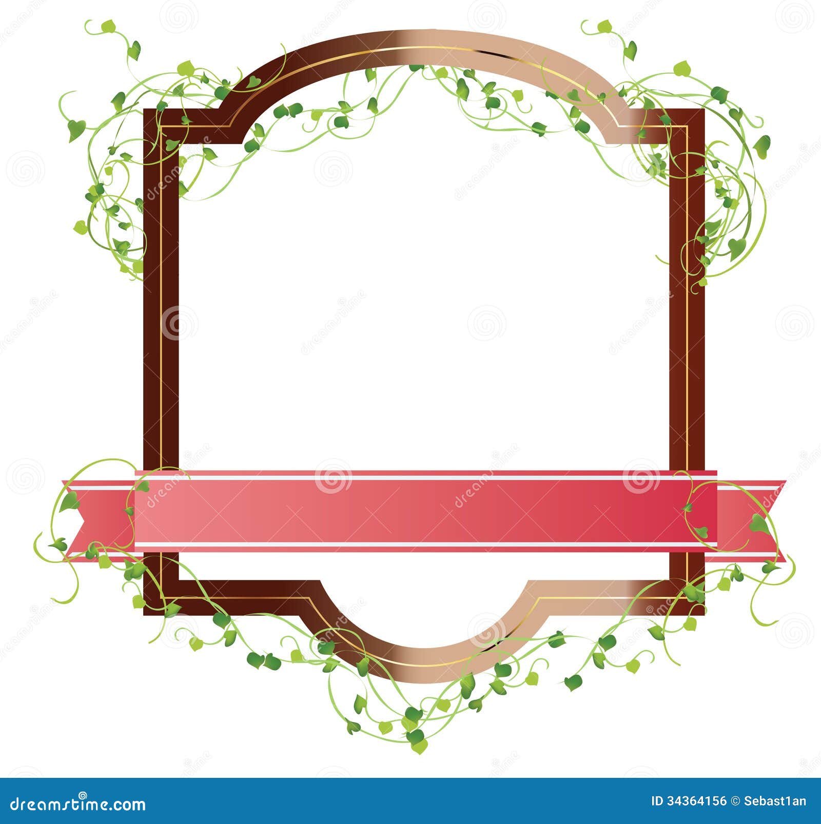 Eco Frame stock vector. Illustration of clipart, illuminated - 34364156