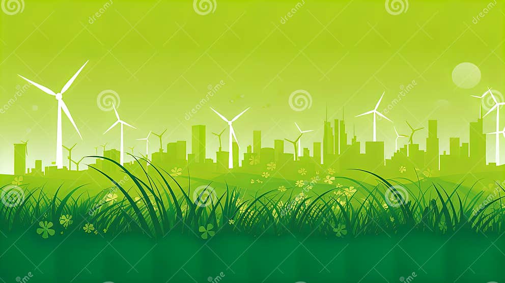 Eco Friendly Banner Design Planet And Energy Conservation Concepts