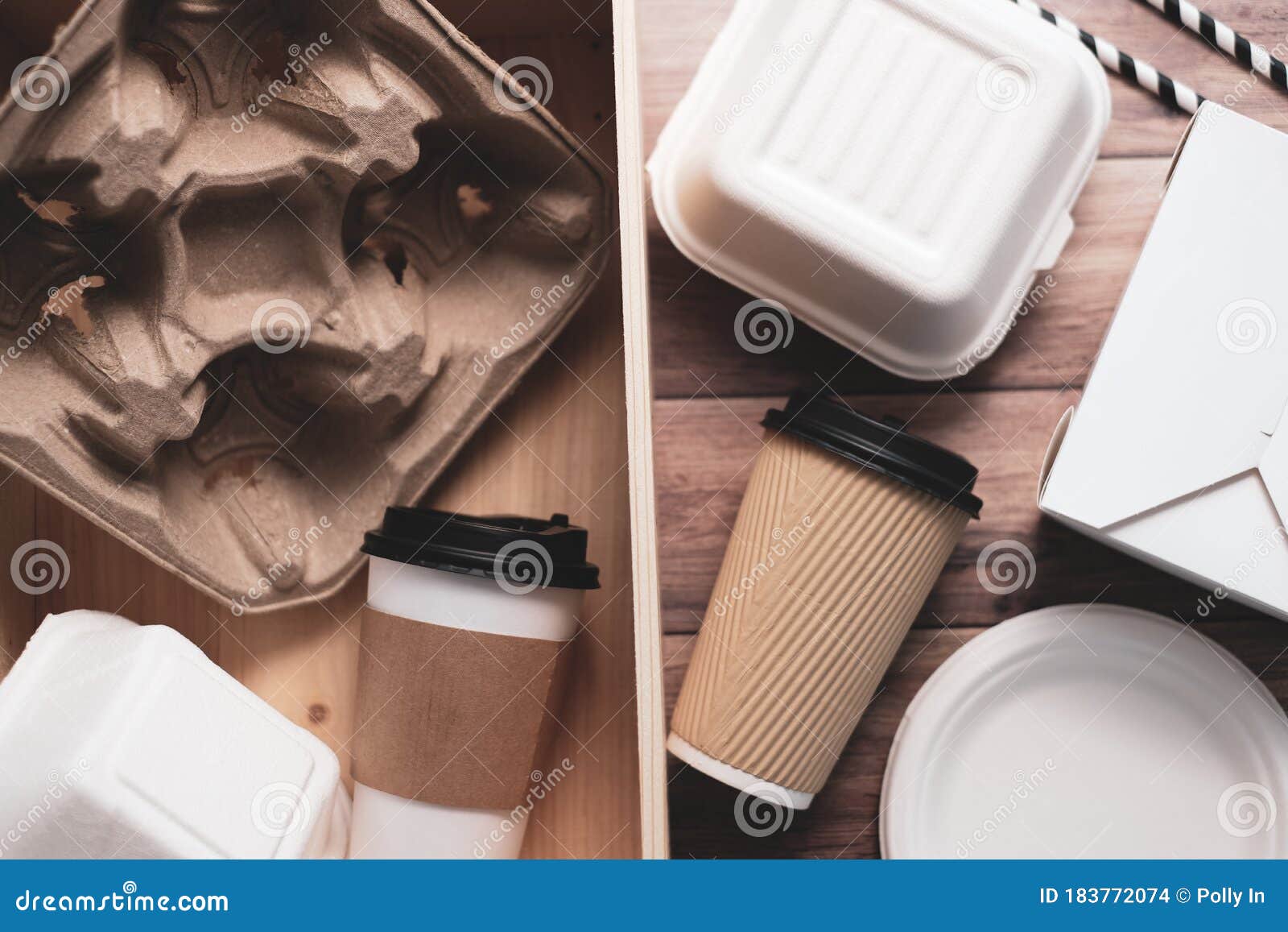 Eco Friendly Biodegradable Food and Drink Containers from Recycle Paper ...