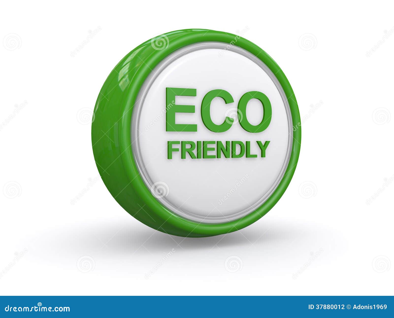 Eco friendly button stock illustration. Illustration of background ...