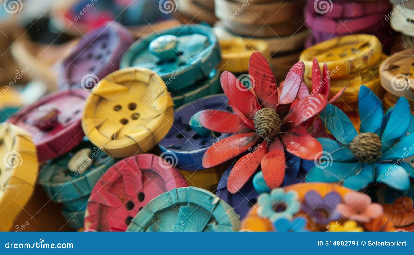 Eco-Friendly Buttons and Decorative Items for Green Classrooms Stock ...