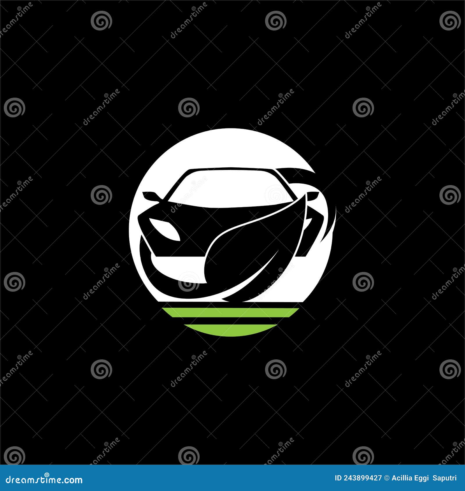 Eco Friendly Car Symbol and Logo Vector Icon Image Stock Illustration ...