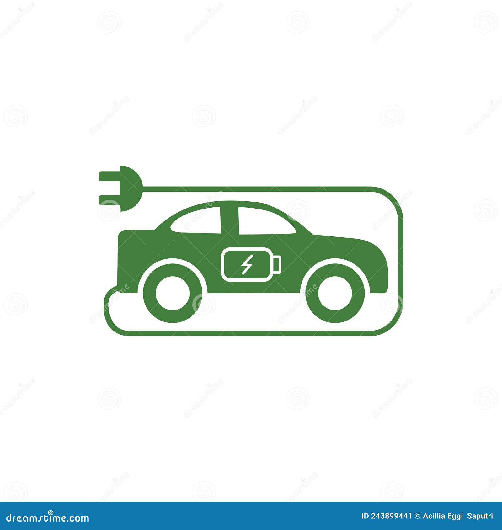 Eco Friendly Car Symbol and Logo Vector Icon Image Stock Illustration ...