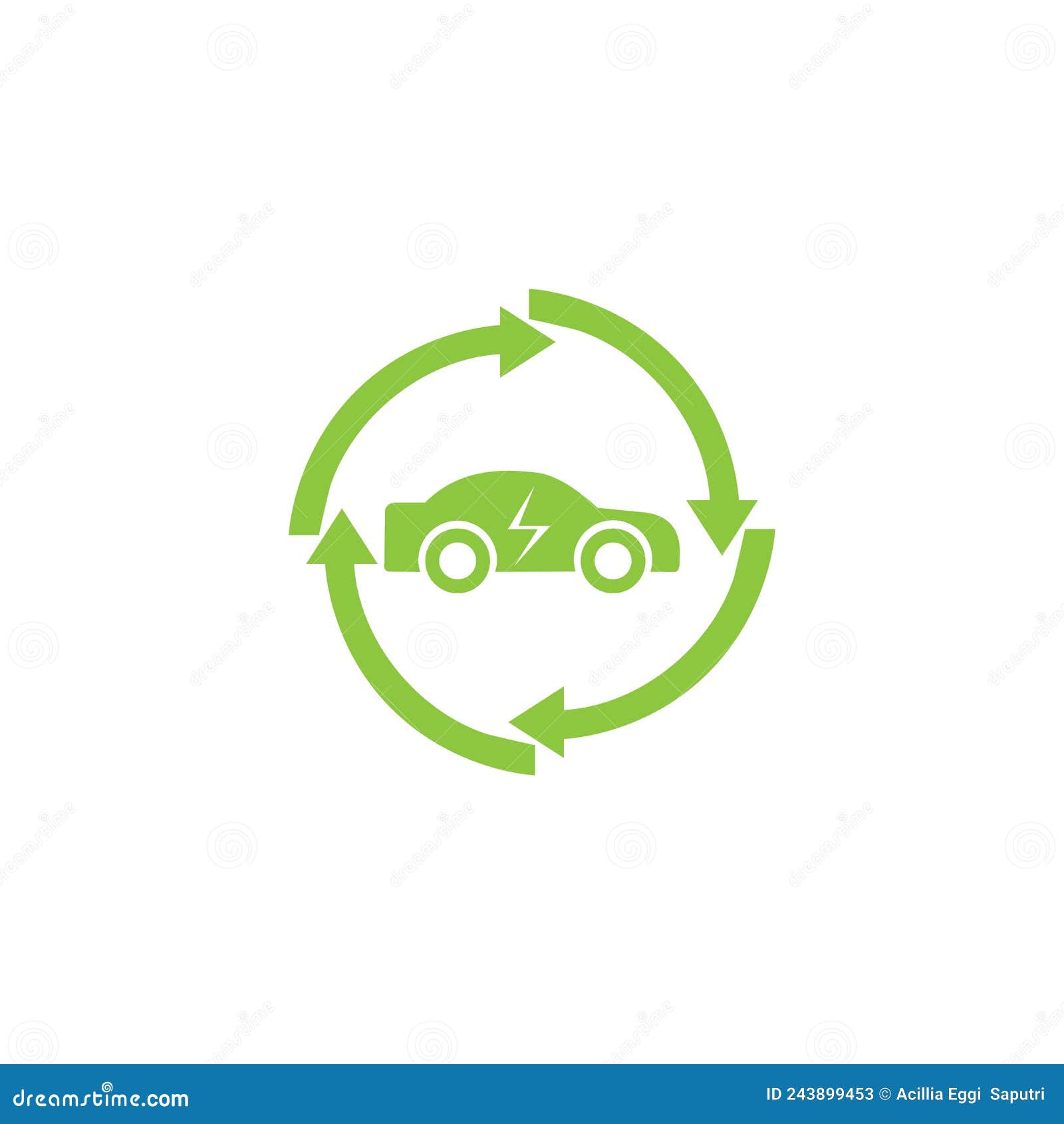 Eco Friendly Car Symbol and Logo Vector Icon Image Stock Illustration ...