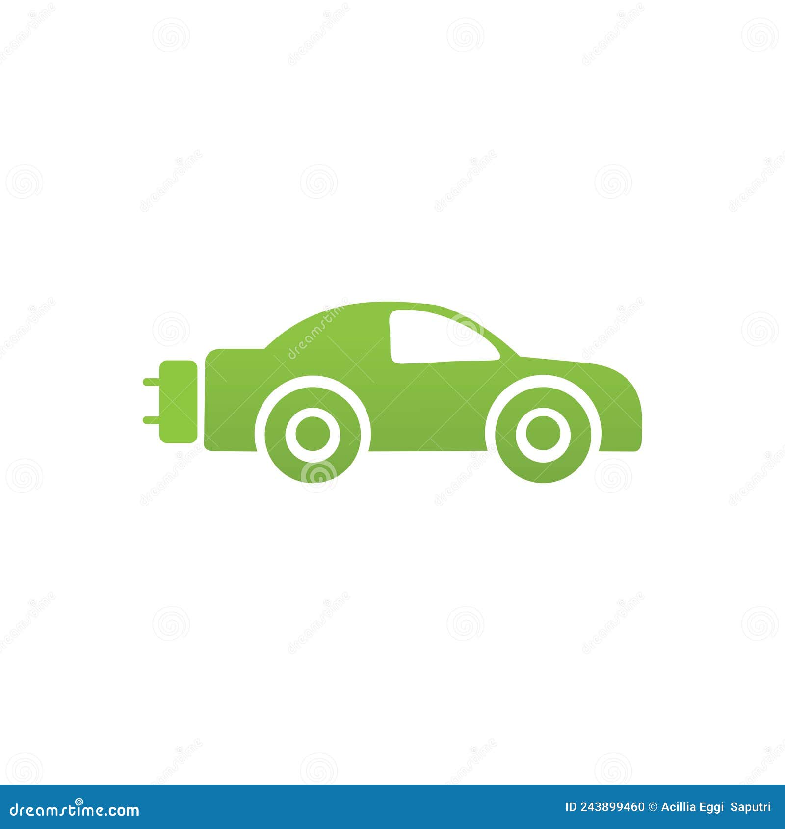 Eco Friendly Car Symbol and Logo Vector Icon Image Stock Illustration ...