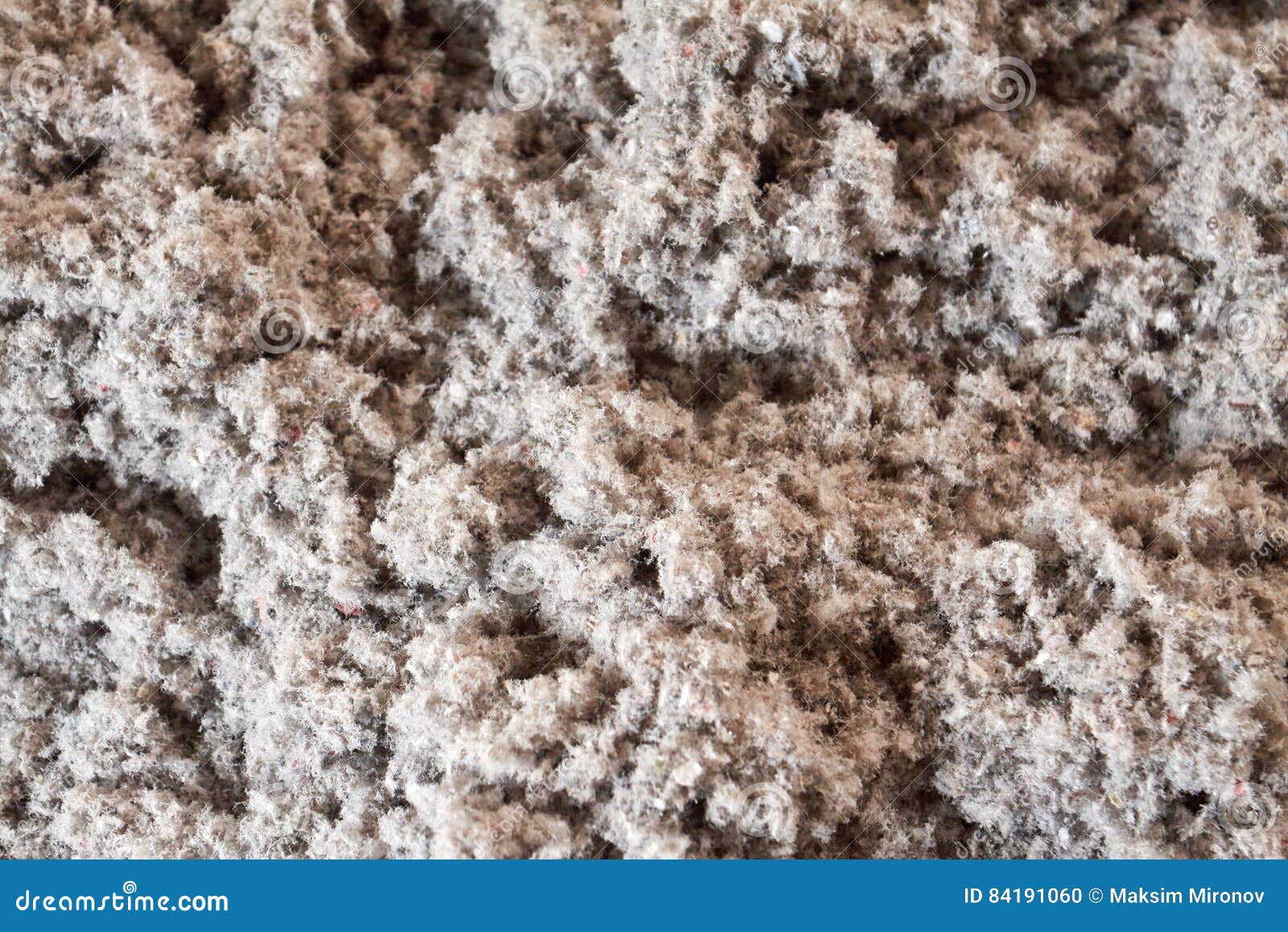 Eco-friendly Cellulose Insulation Made from Recycled Paper Stock Photo ...