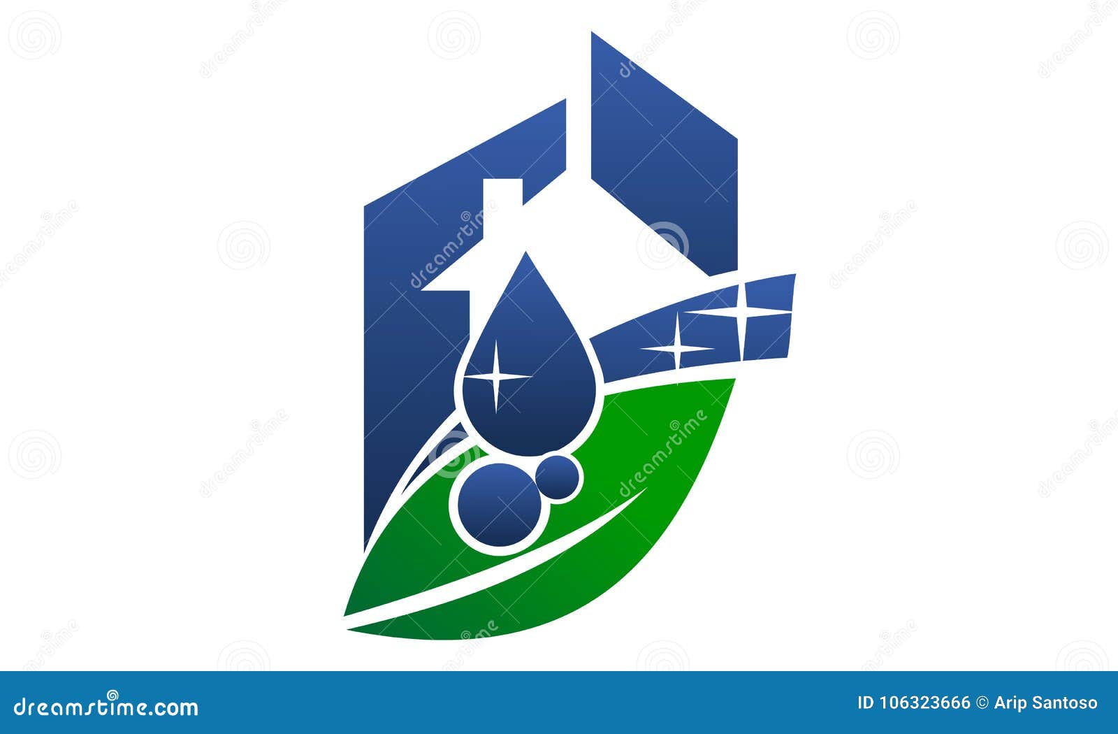 Eco Friendly Cleaning Service Stock Vector - Illustration of building ...