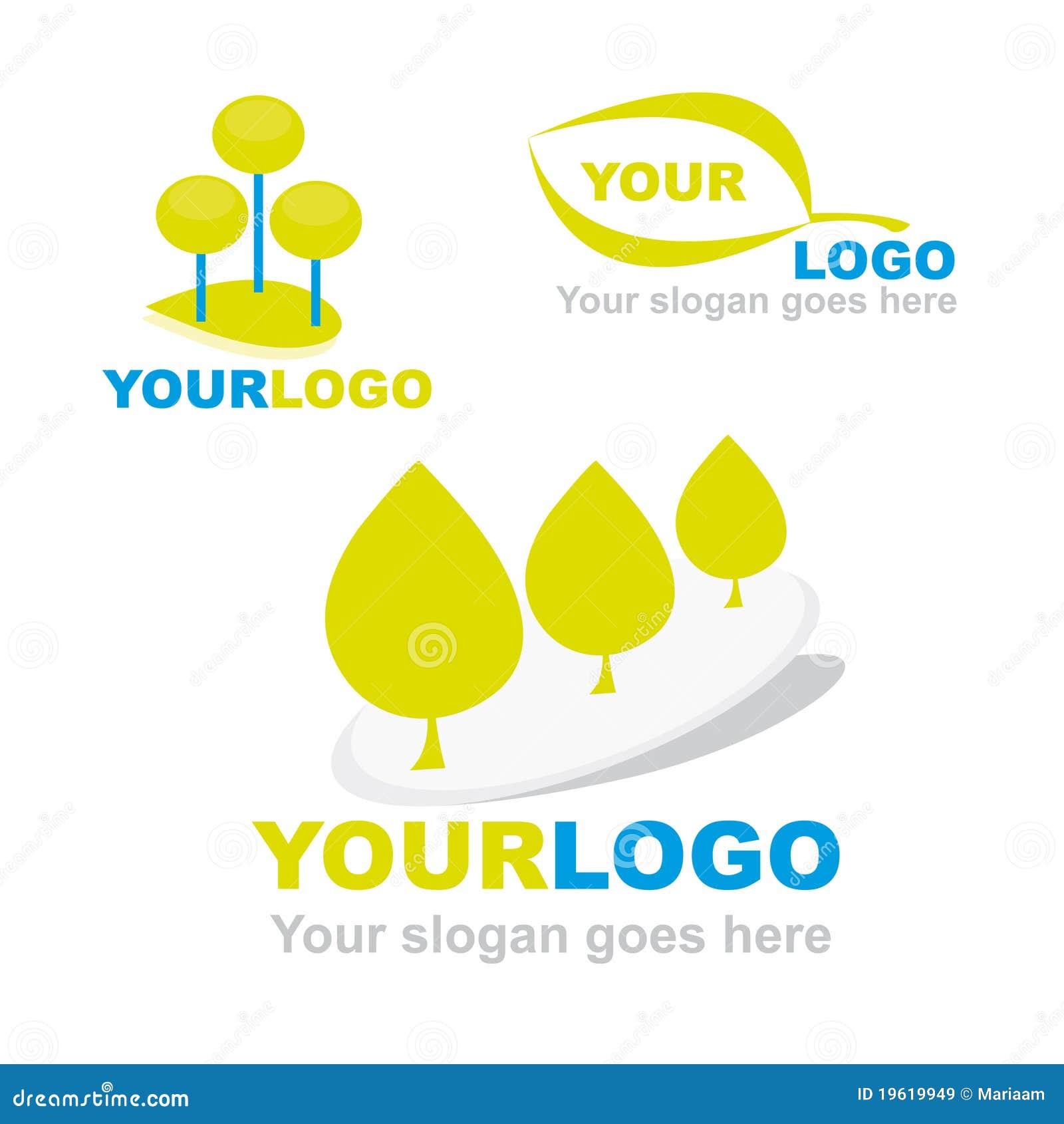 Eco friendly company logos stock illustration. Illustration of signs ...