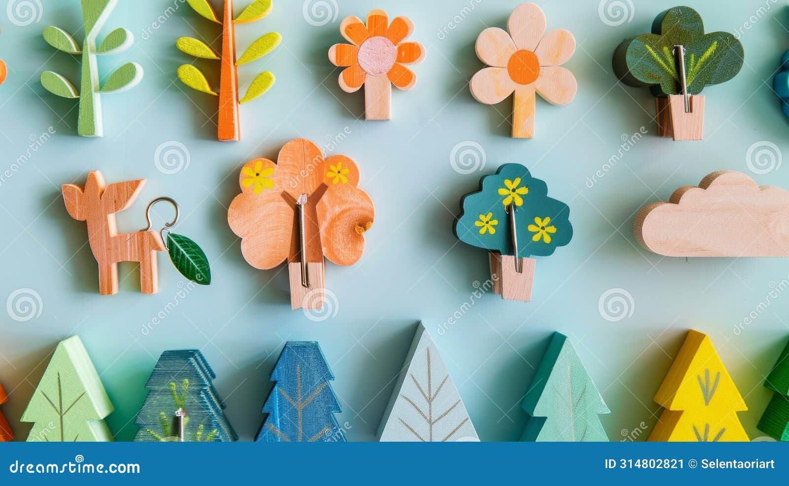 Eco-Friendly Decorative Clips for Green Classrooms Stock Illustration ...