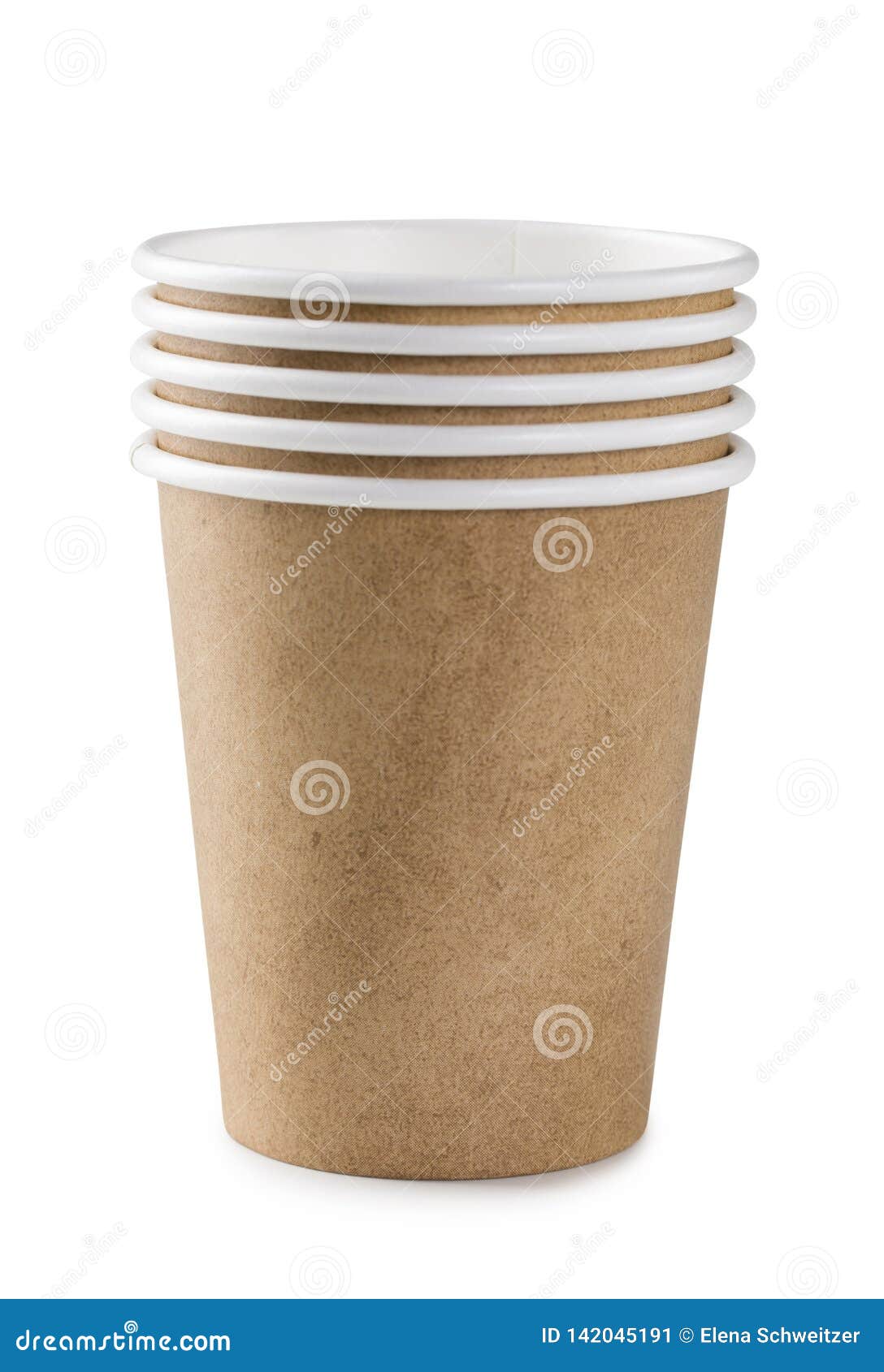 Eco Friendly Disposable Paper Cups Stock Image - Image of collection ...
