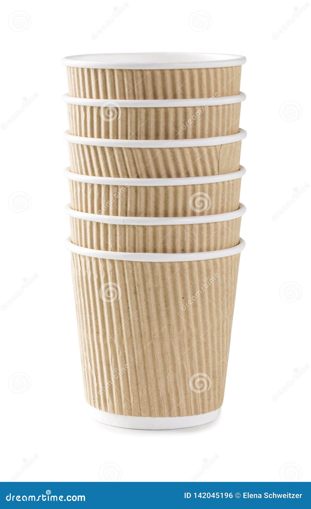 Eco Friendly Disposable Paper Cups Stock Photo - Image of lunch ...