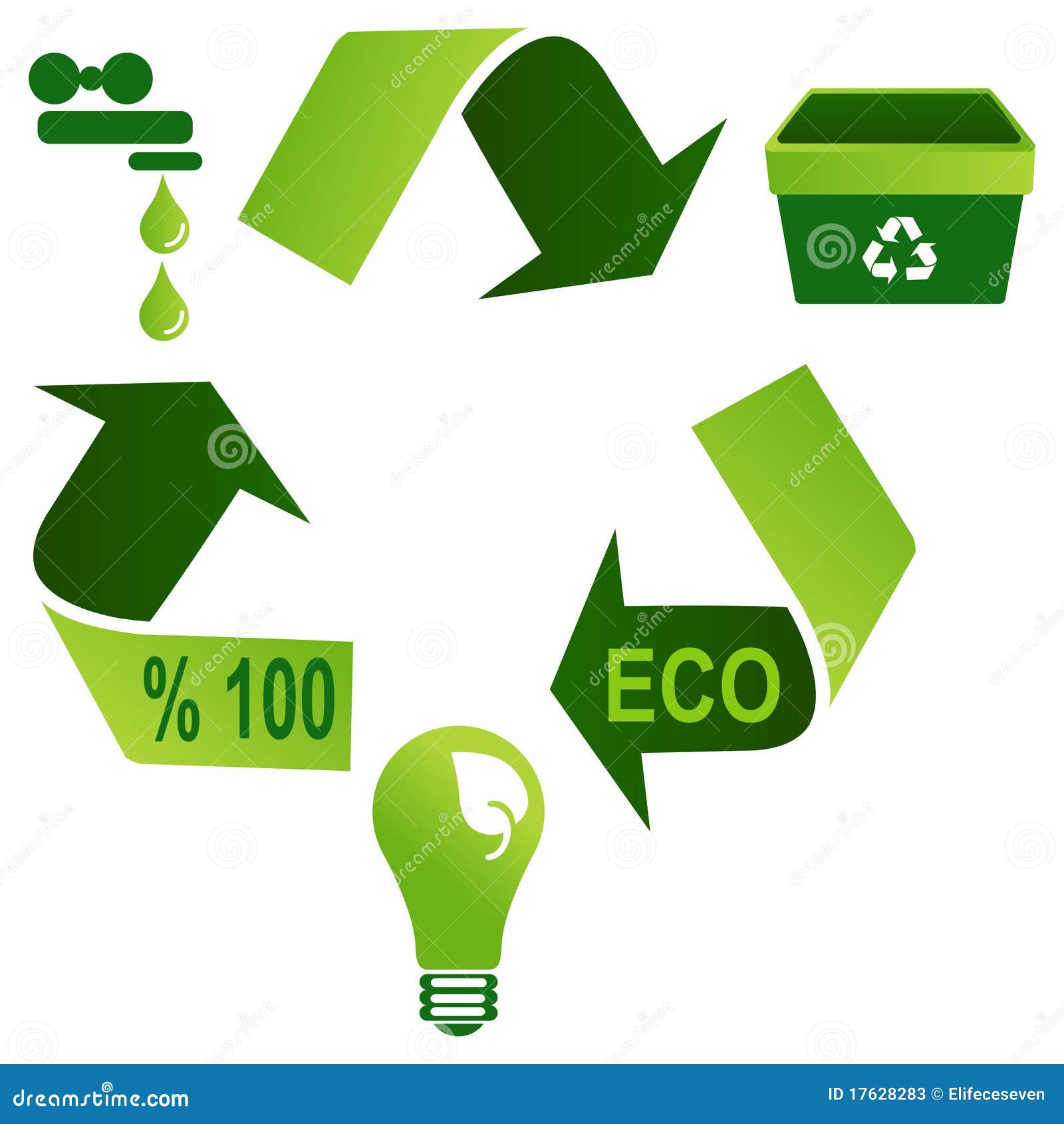 Eco-friendly Environment Triangle Stock Vector - Illustration of human ...